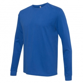 Next Level 6411 Sueded Long Sleeve Crew - Royal | Full Source