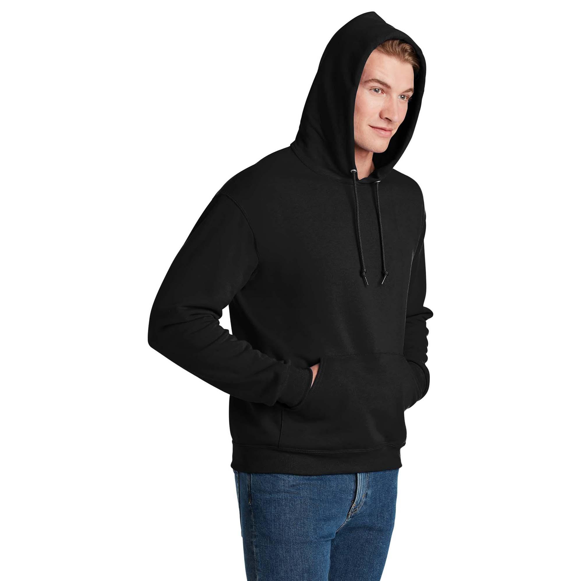 Jerzees 996M NuBlend Pullover Hooded Sweatshirt - Black | Full Source