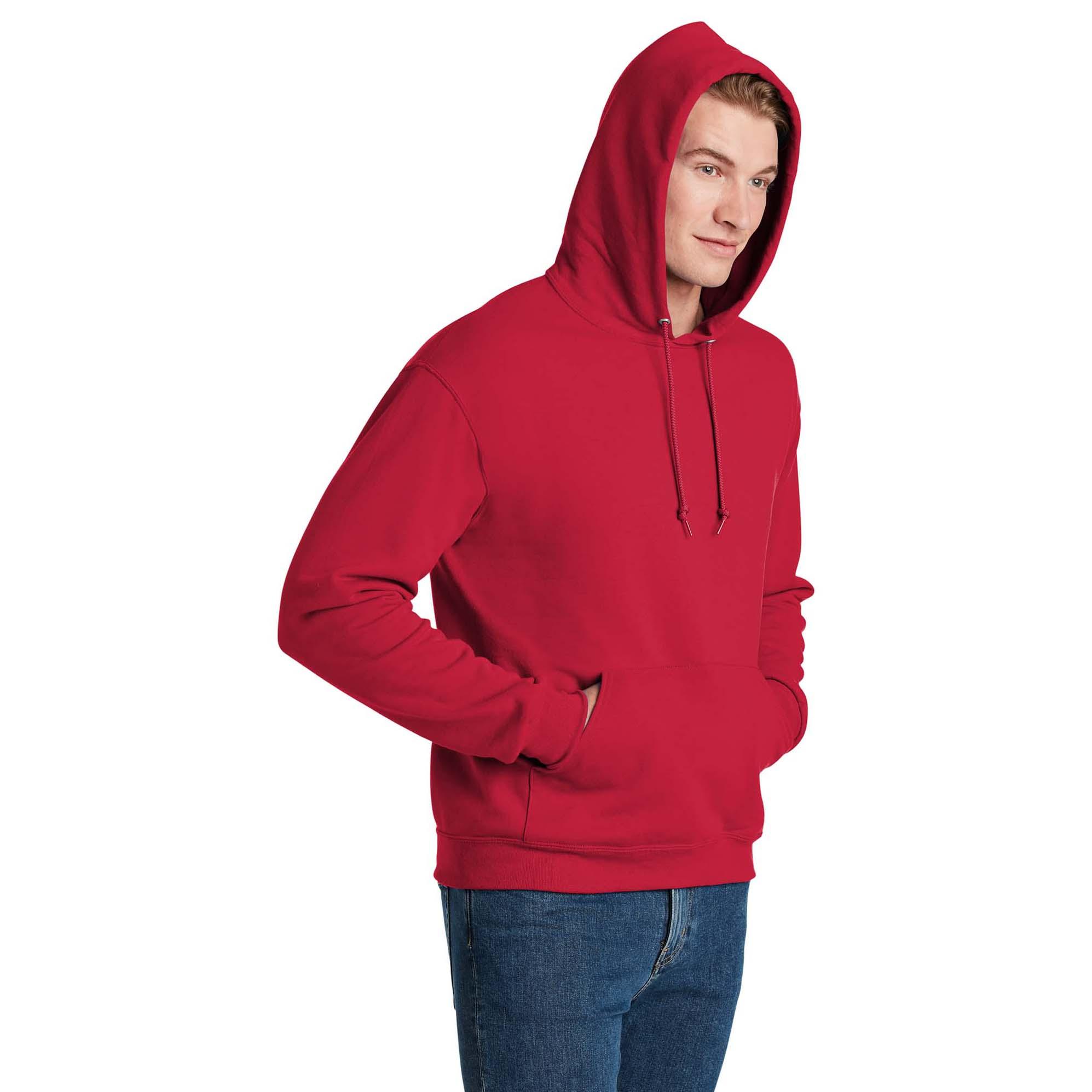 Jerzees 996M NuBlend Pullover Hooded Sweatshirt - True Red | Full Source