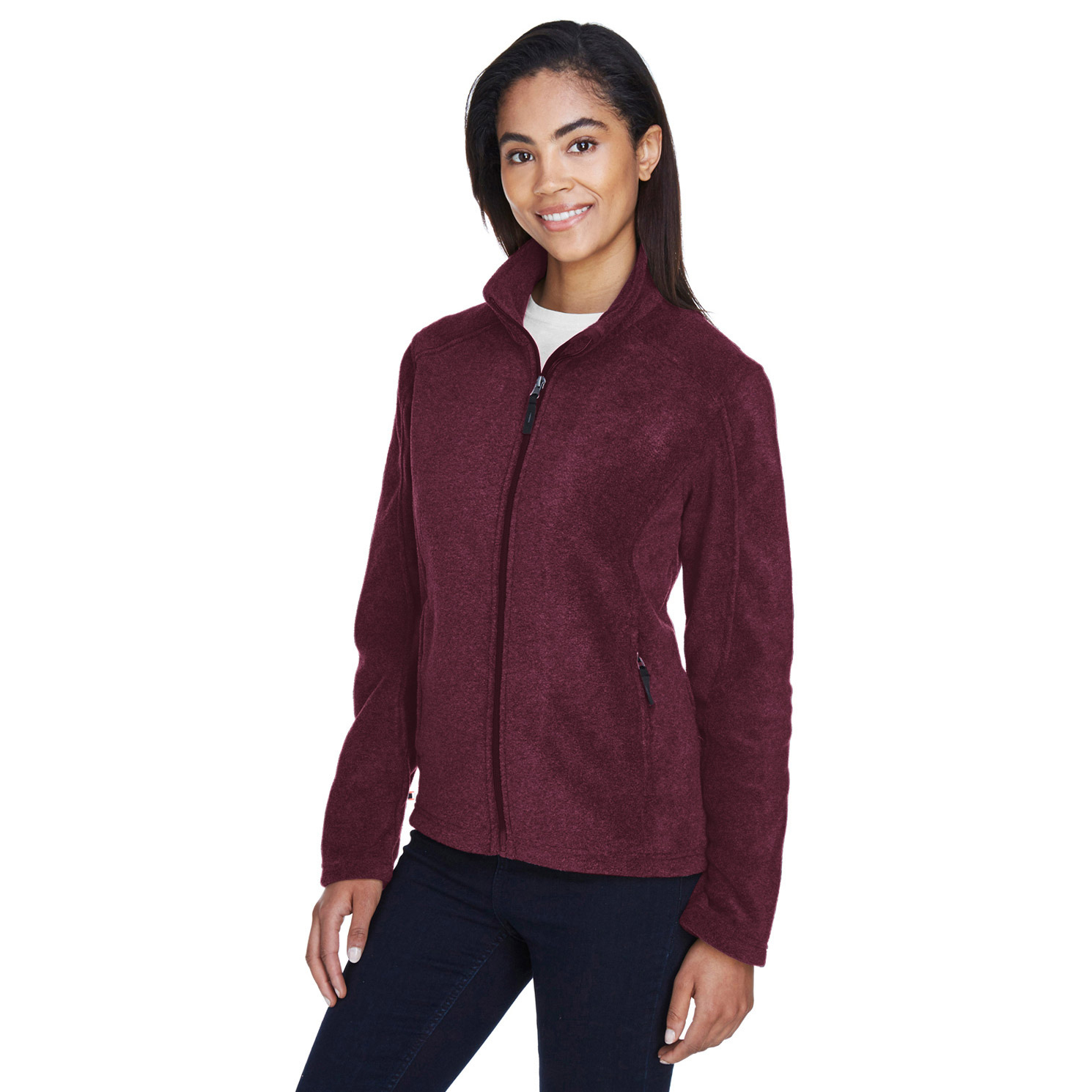 Core 365 78190 Ladies Journey Fleece Jacket - Burgundy | Full Source