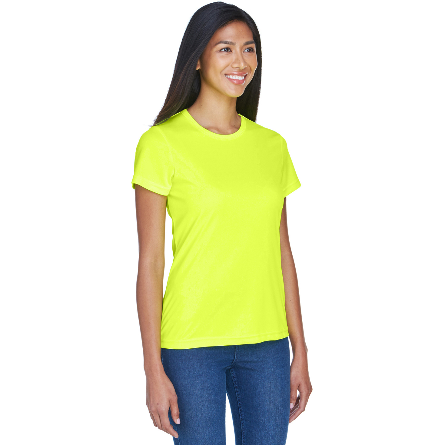 UltraClub 8420L Ladies Cool & Dry Performance Interlock T-Shirt ...