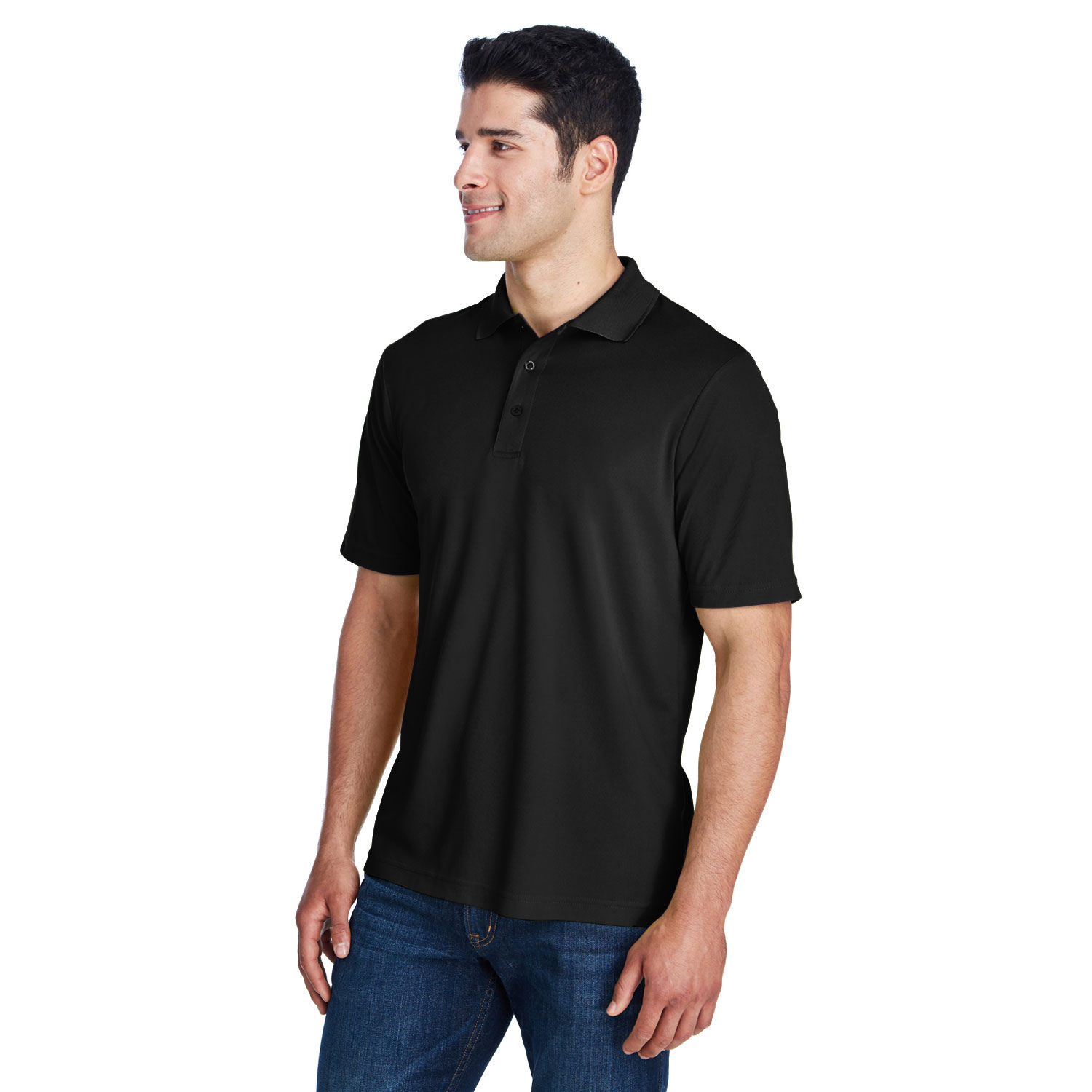 Core 365 88181 Men's Origin Performance Pique Polo - Black | Full Source