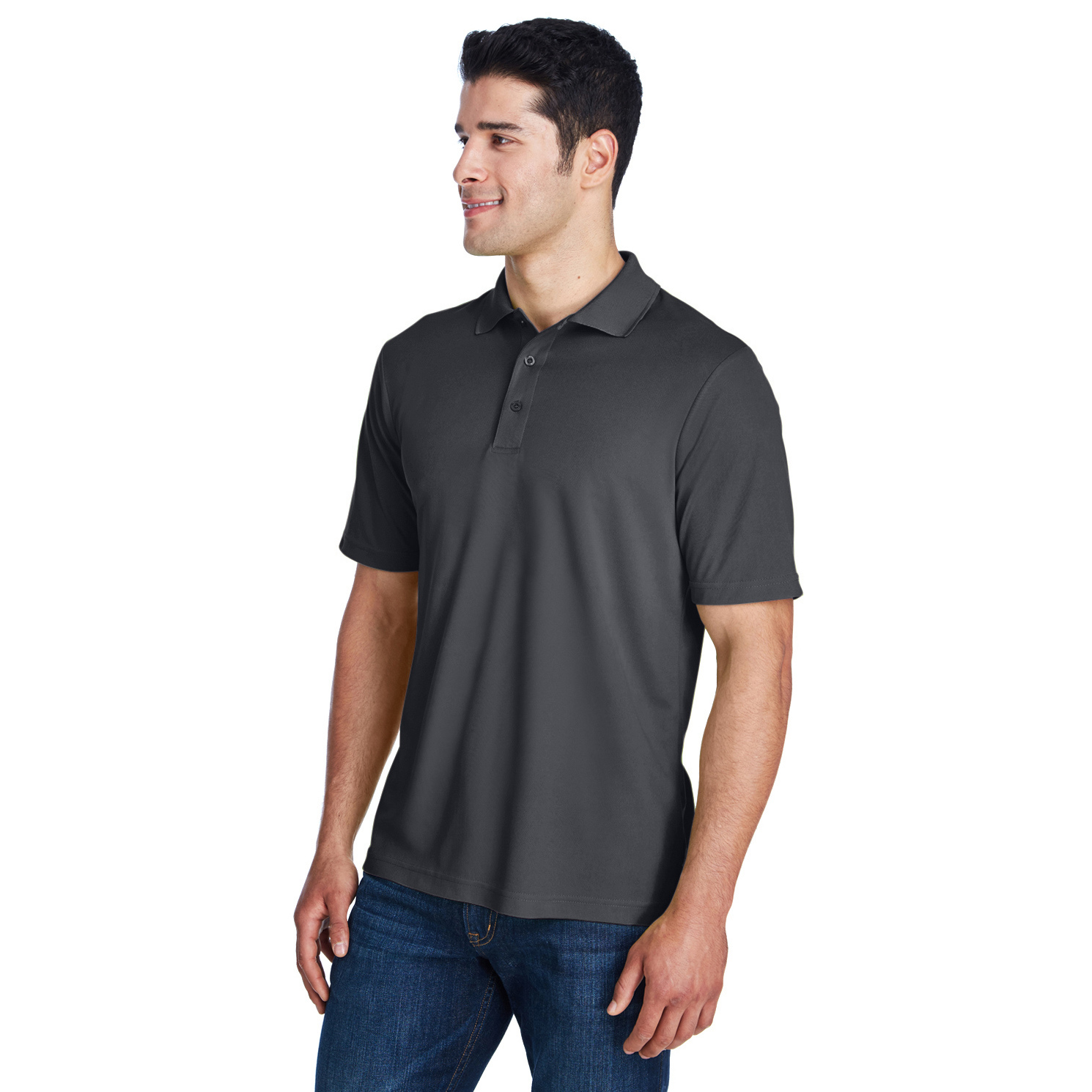 Core 365 88181T Men's Tall Origin Performance Pique Polo - Carbon ...