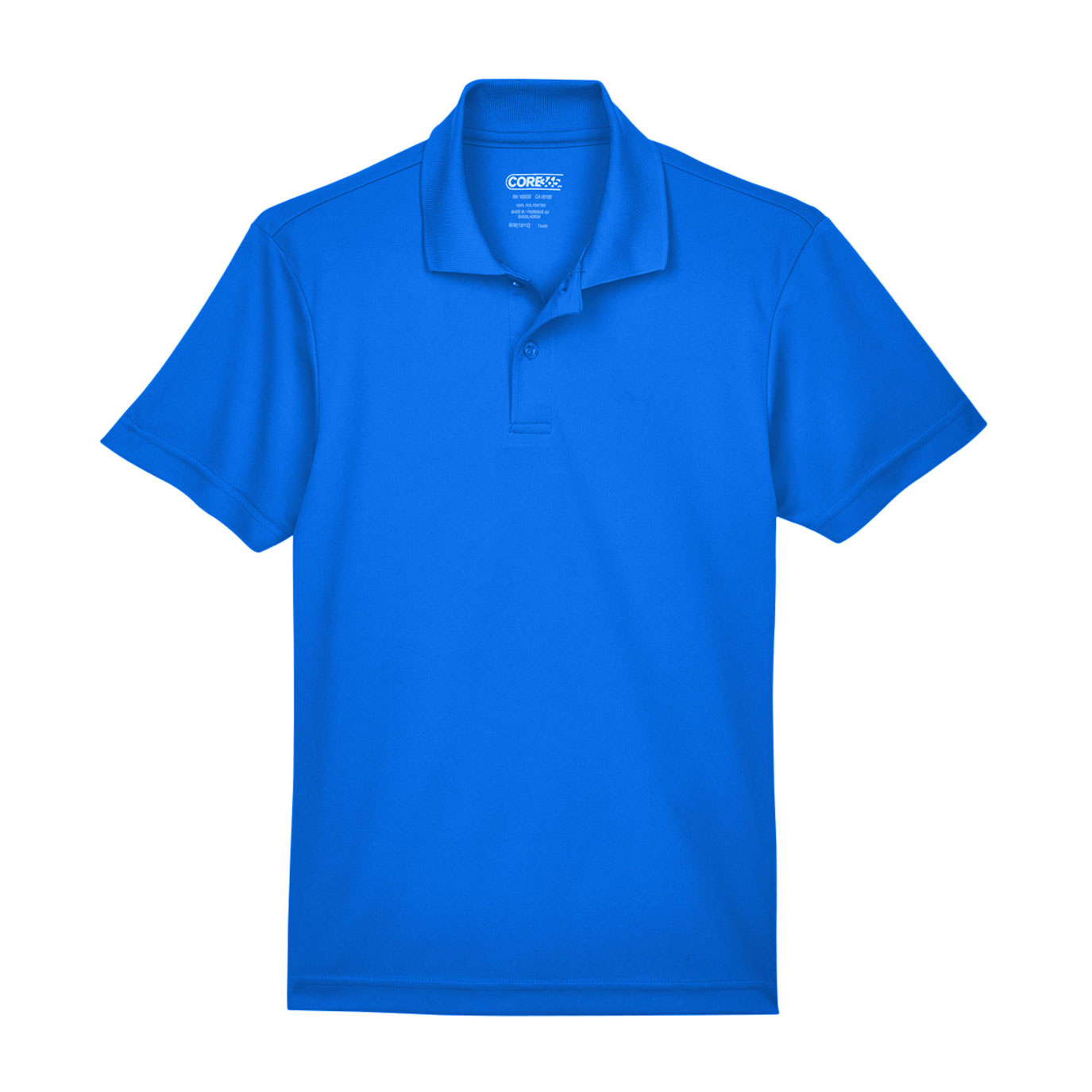 Core 365 88181Y Youth Origin Performance Pique Polo - True Royal | Full ...