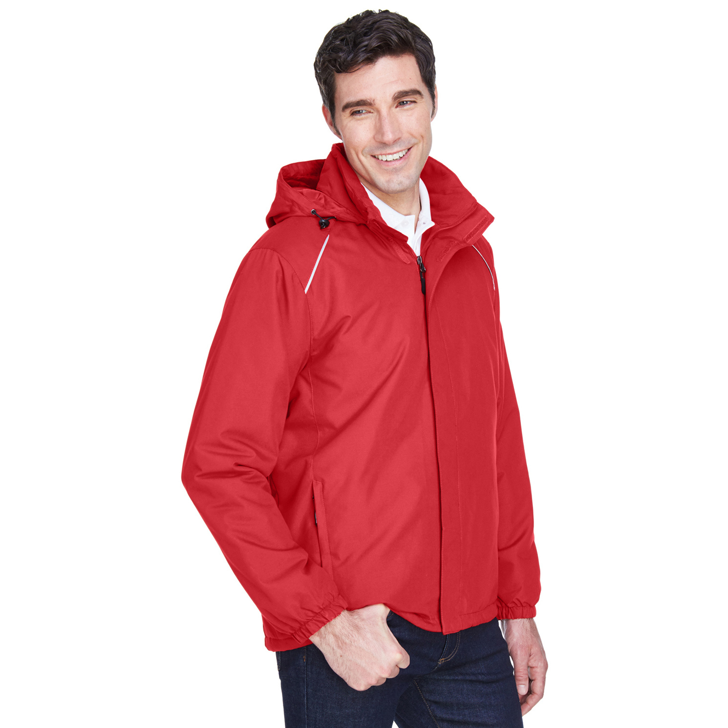 Core 365 88189 Men's Brisk Insulated Jacket - Classic Red | Full Source