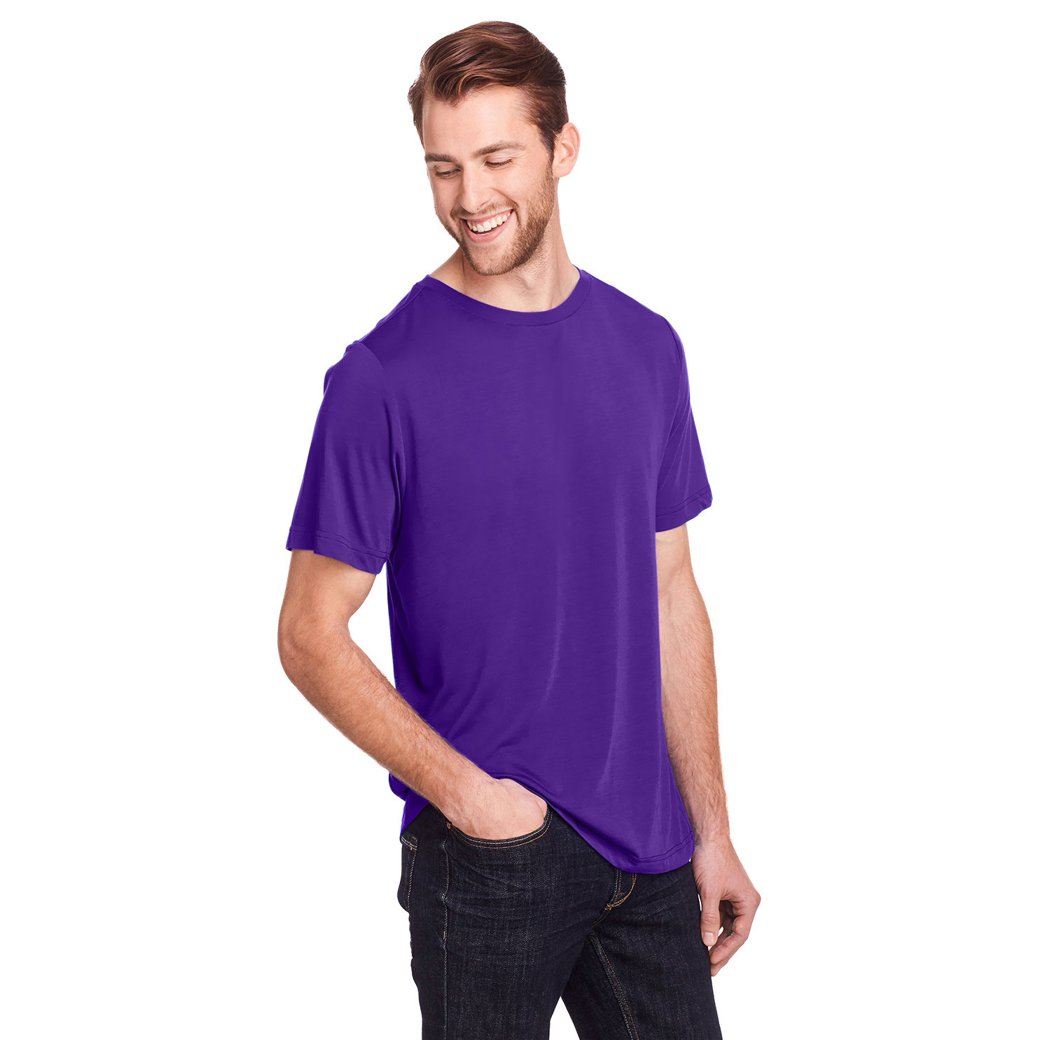 Core 365 CE111 Adult Fusion ChromaSoft Performance T-Shirt - Campus ...