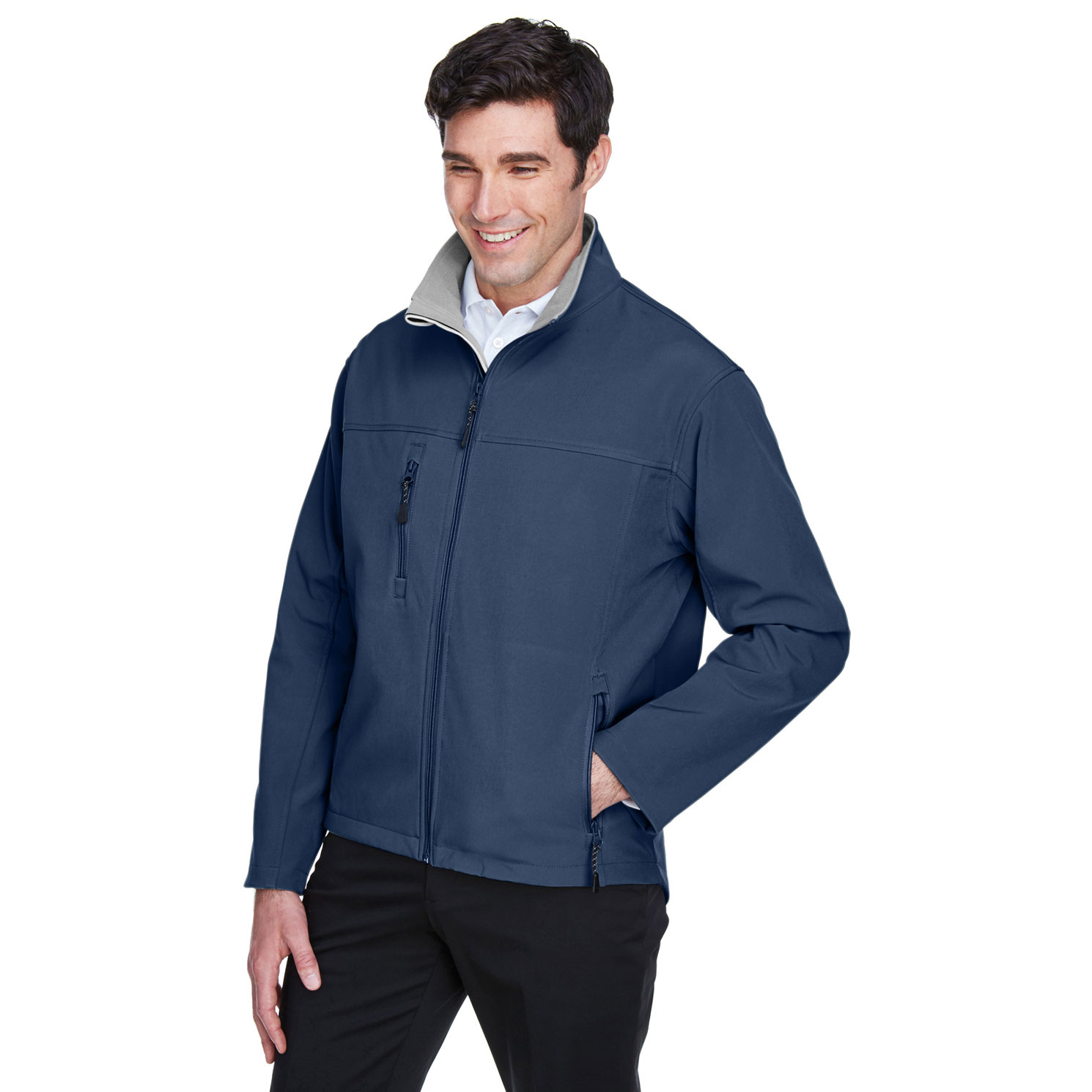 Devon & Jones D995 Men's Soft Shell Jacket - Navy | Full Source