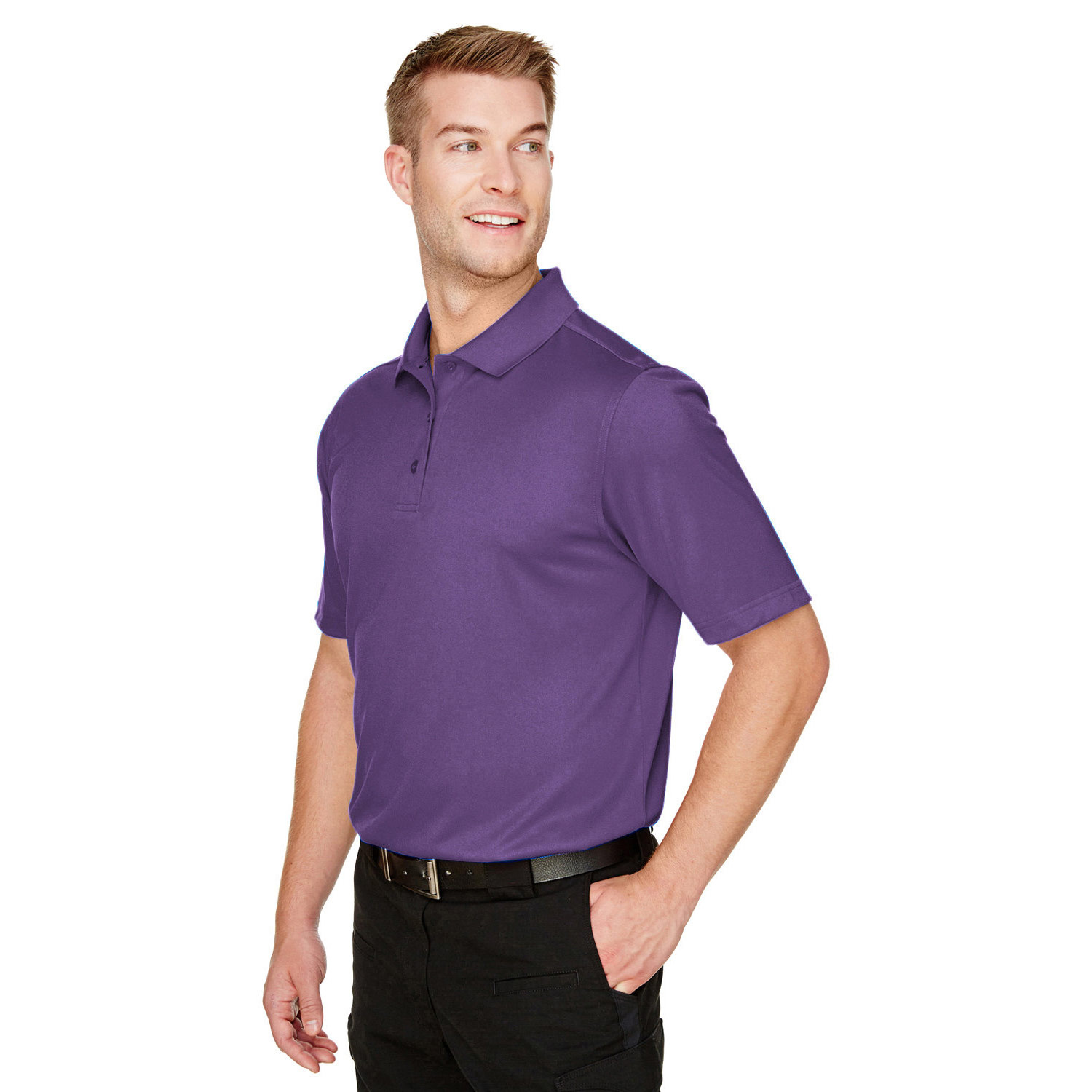 Harriton M348 Men's Advantage Snag Protection Plus IL Polo - Team ...