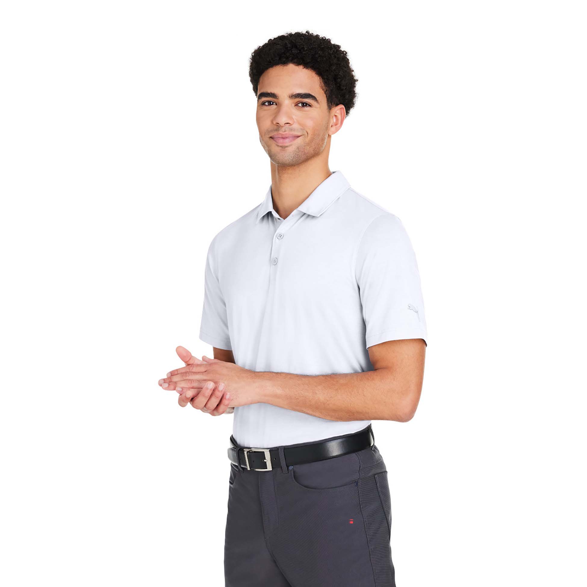 PUMA Golf PG100 Bandon Polo - Bright White | Full Source