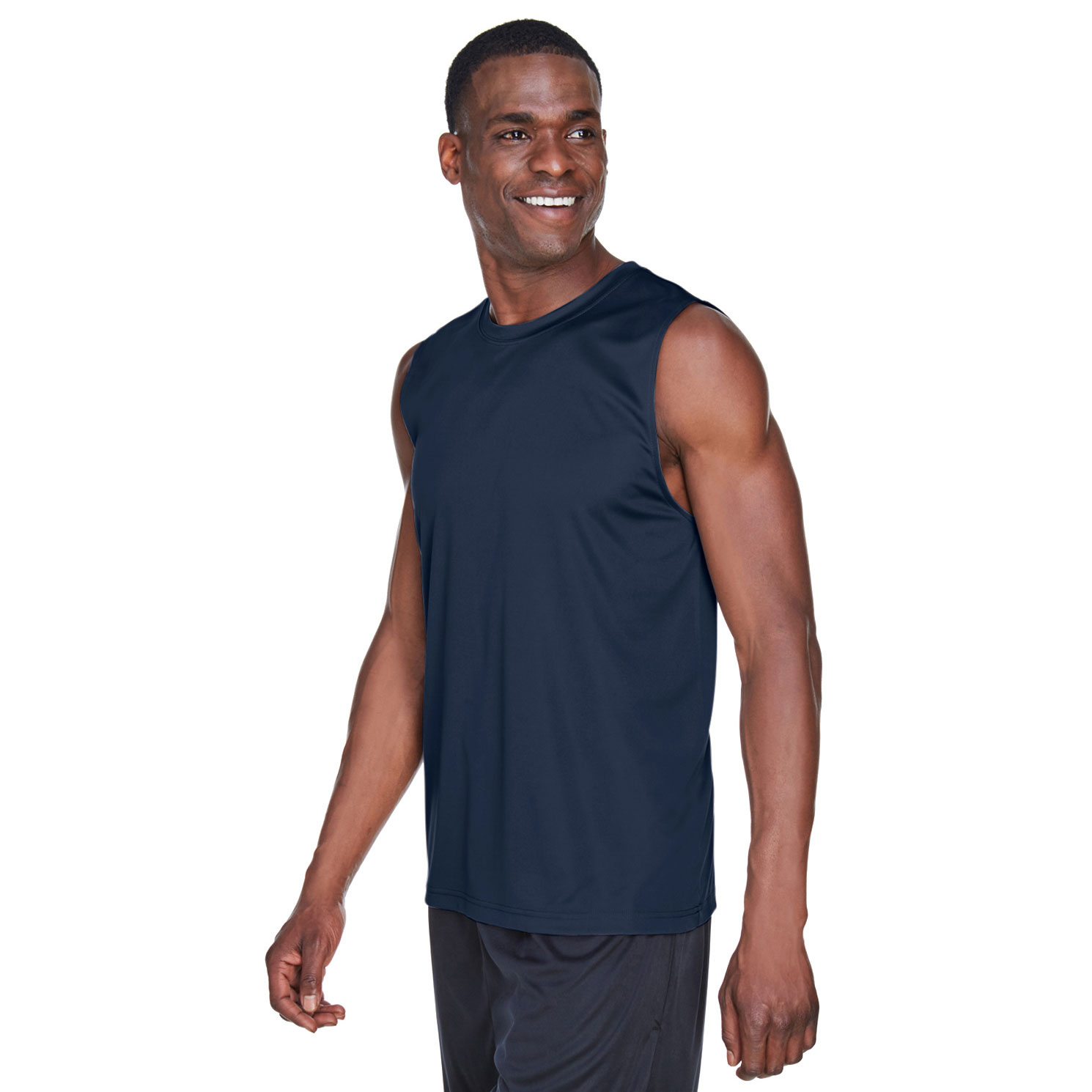 Team 365 TT11M Men's Zone Performance Muscle T-Shirt - Sport Dark Navy ...