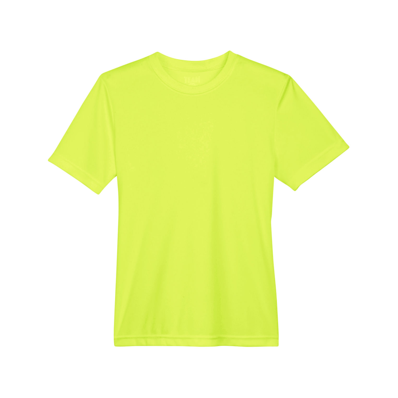 Team 365 TT11Y Youth Zone Performance T-Shirt - Safety Yellow | Full Source
