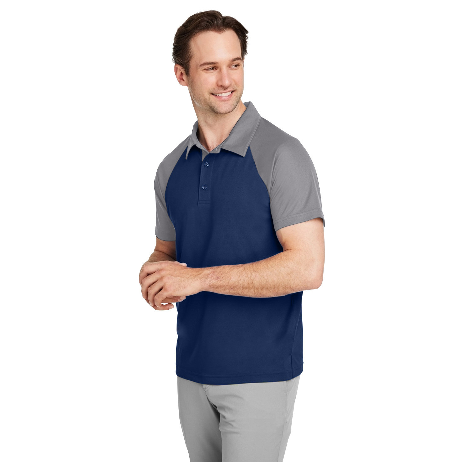 Team 365 TT21C Men's Command Snag Protection Colorblock Polo - Sport ...