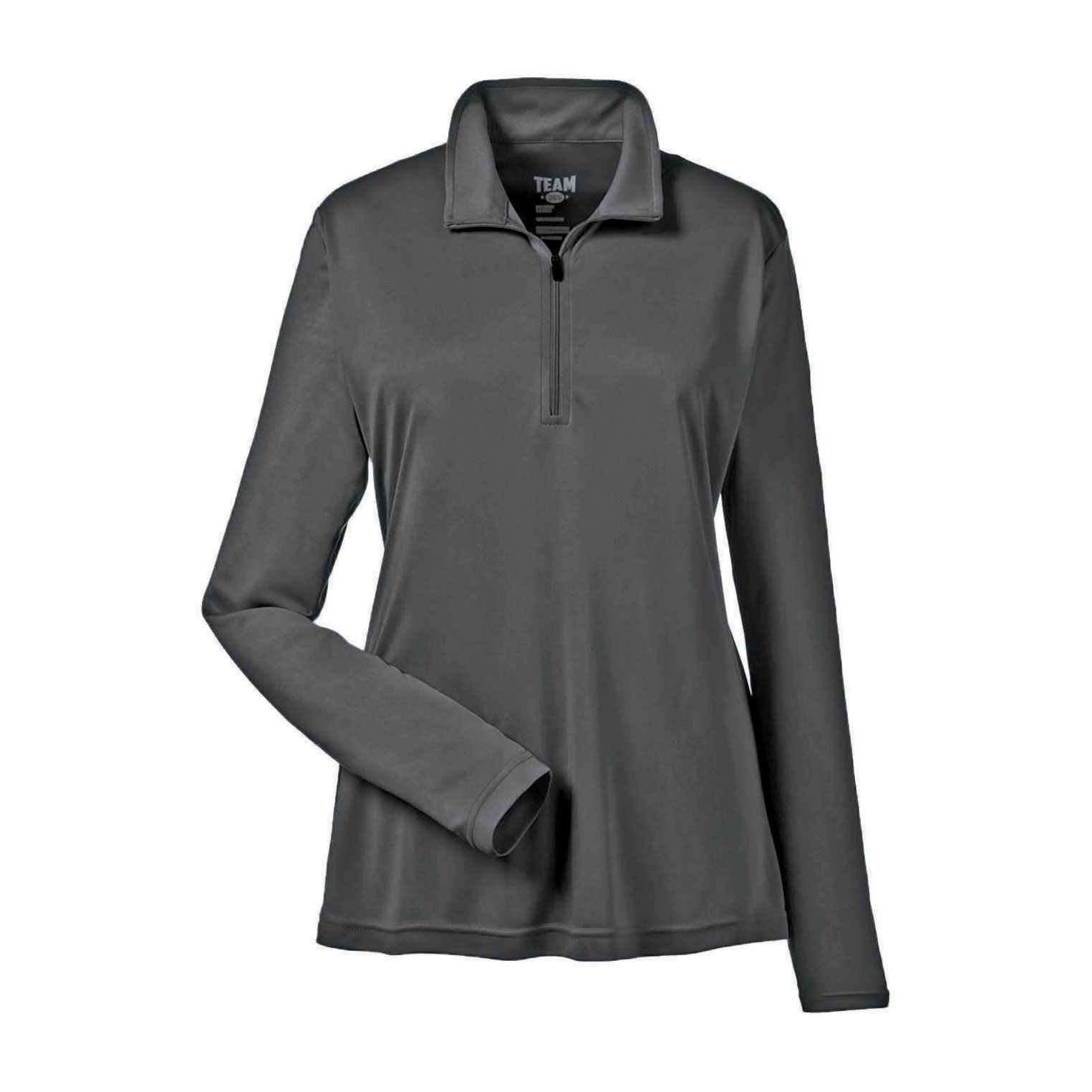 Team 365 TT31W Ladies Zone Performance Quarter-Zip - Sport Graphite ...