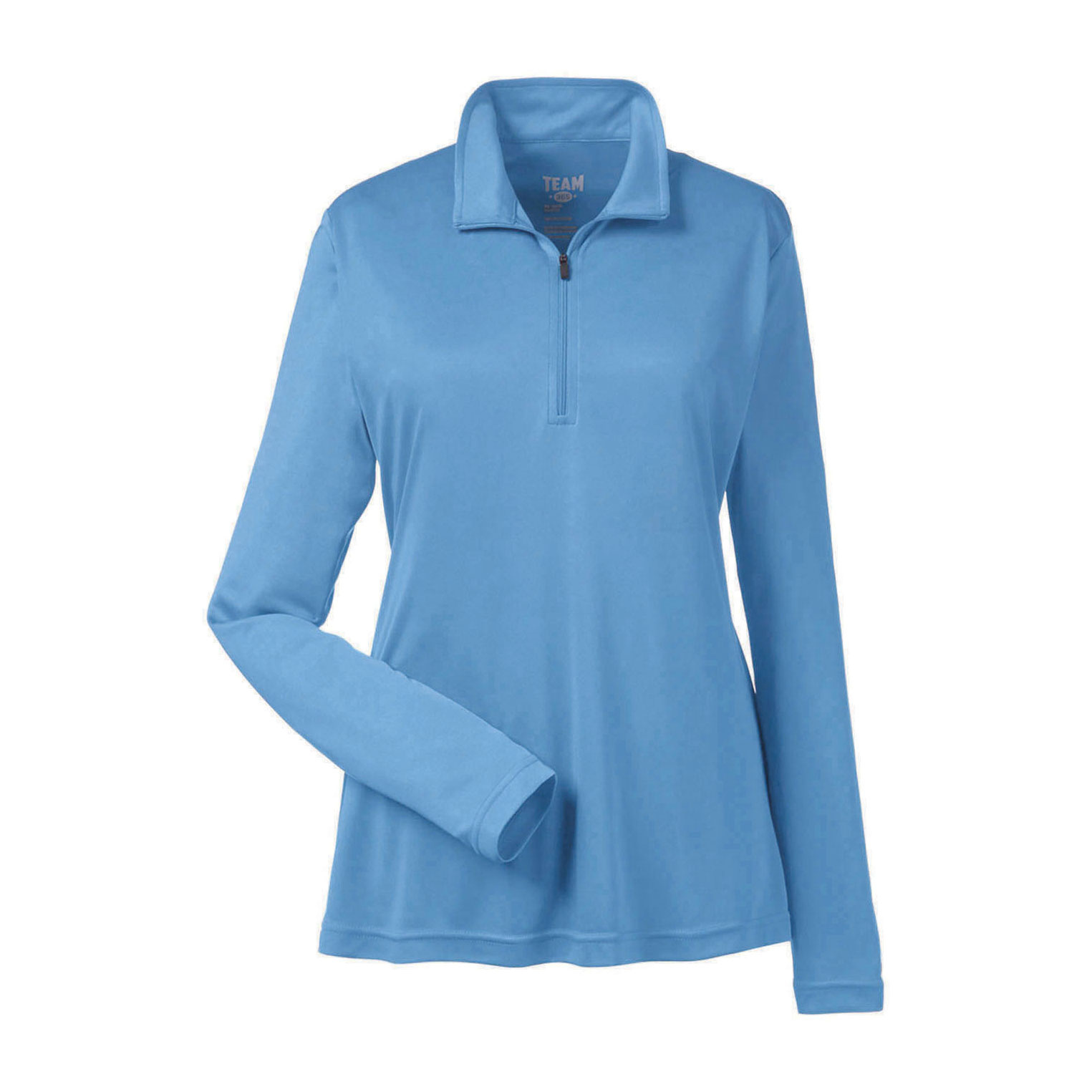 Team 365 TT31W Ladies Zone Performance Quarter-Zip - Sport Light Blue ...