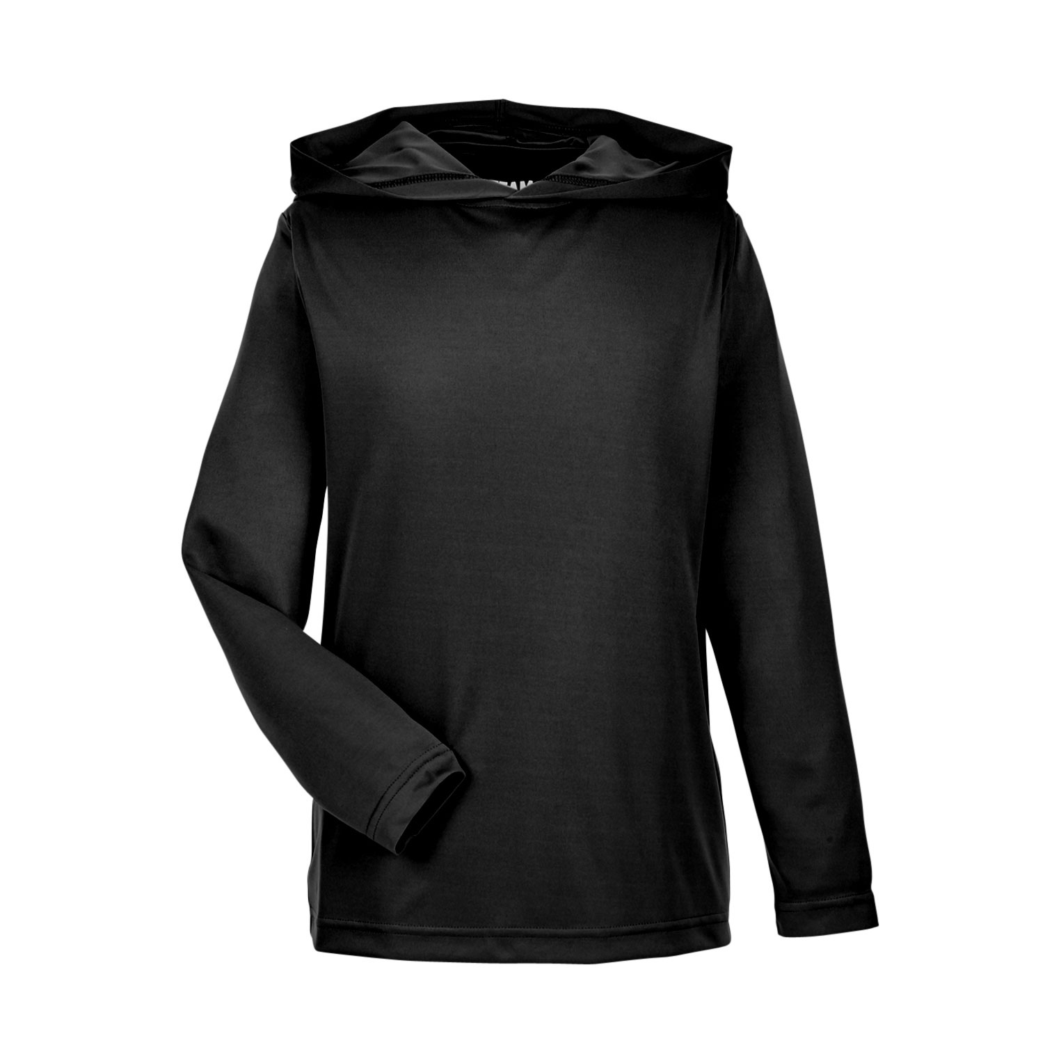Team 365 TT41Y Youth Zone Performance Hoodie - Black | Full Source