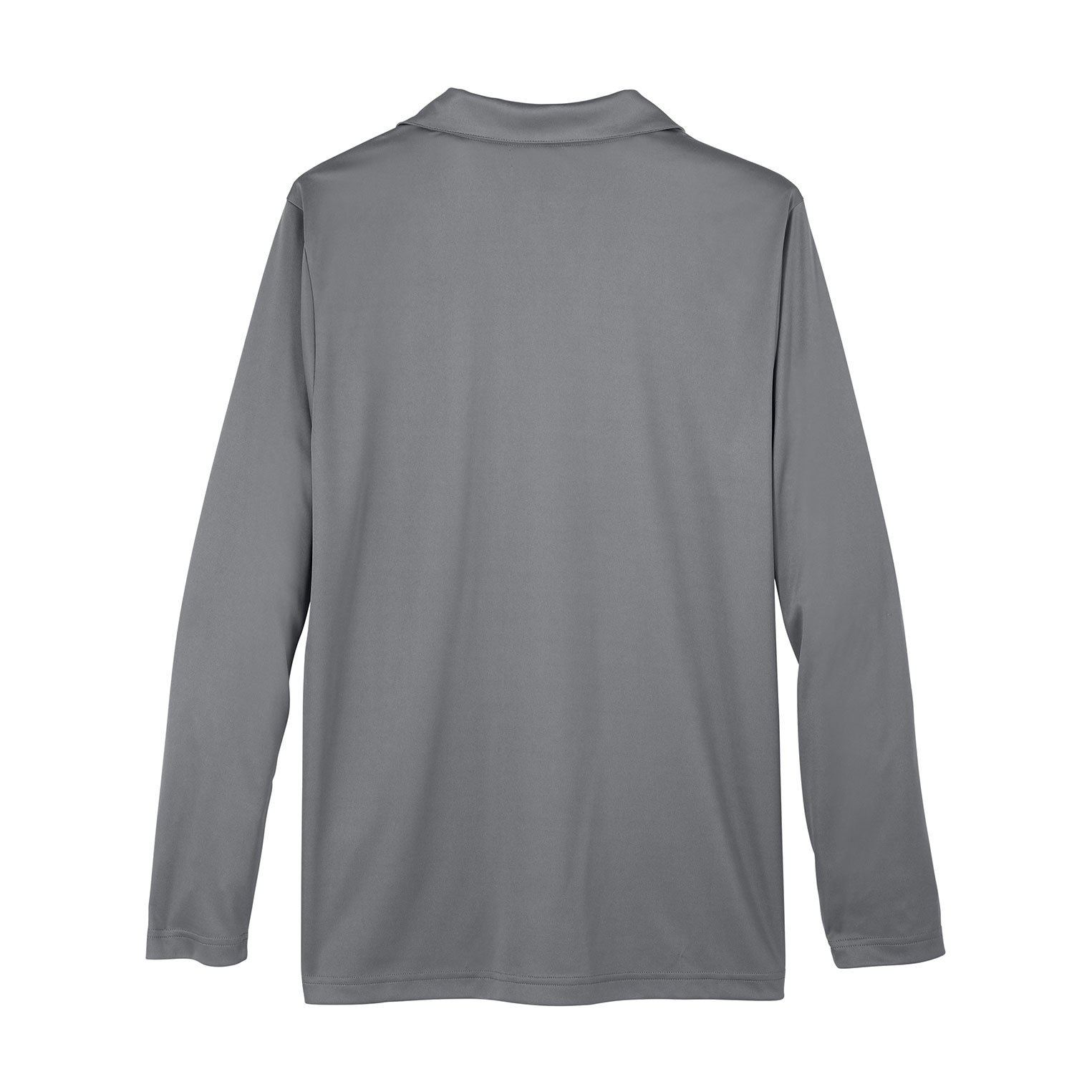 Team 365 TT51L Men's Zone Performance Long Sleeve Polo - Sport Graphite ...