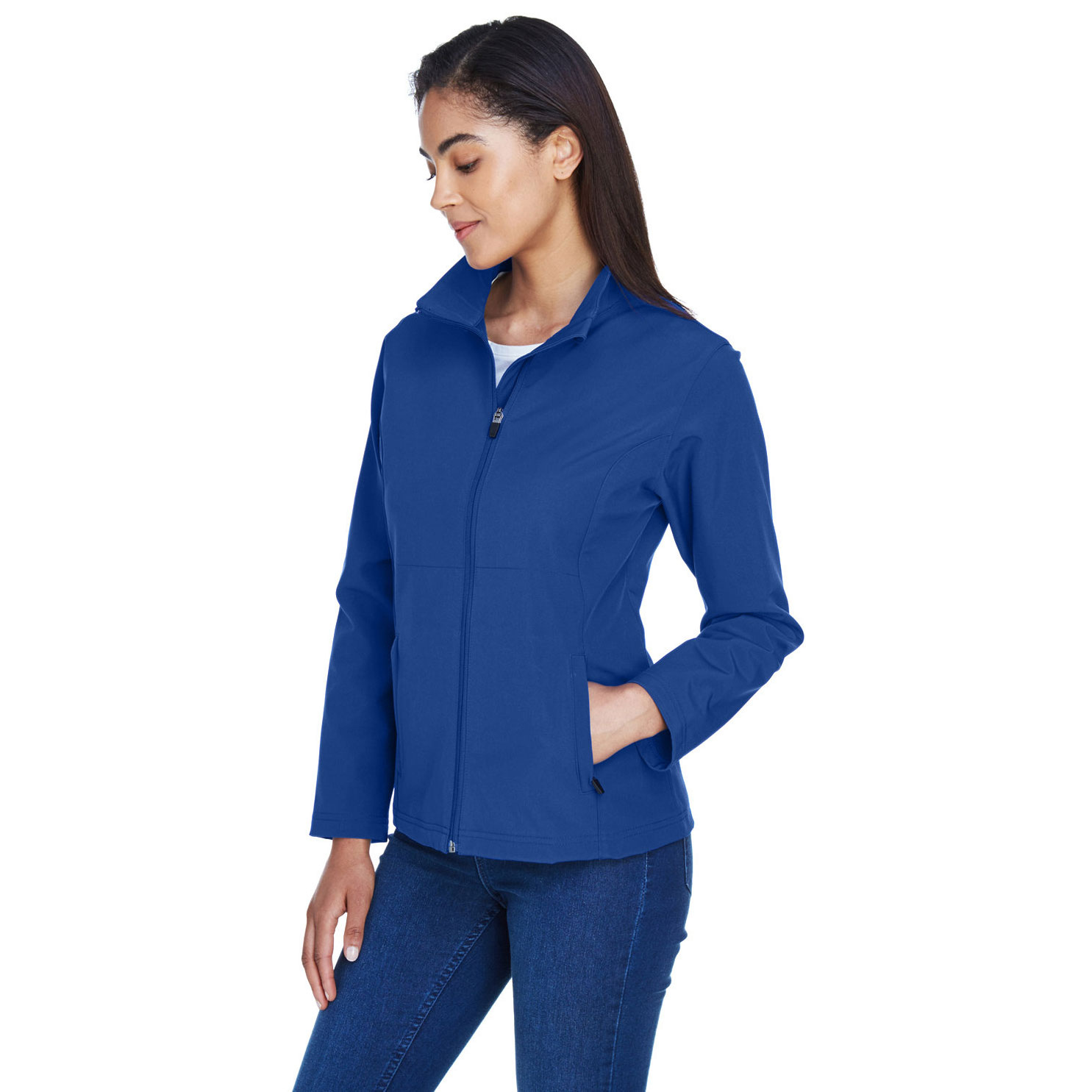 Team 365 TT80W Ladies Leader Soft Shell Jacket - Sport Royal | Full Source