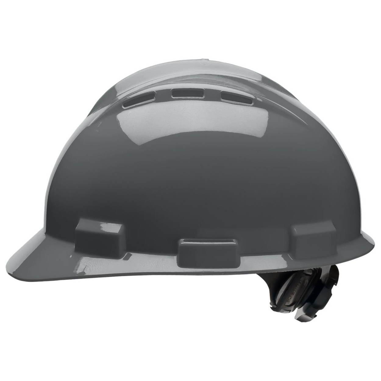 Bullard S62DGR Standard Vented Hard Hat - Ratchet Suspension - Dove ...