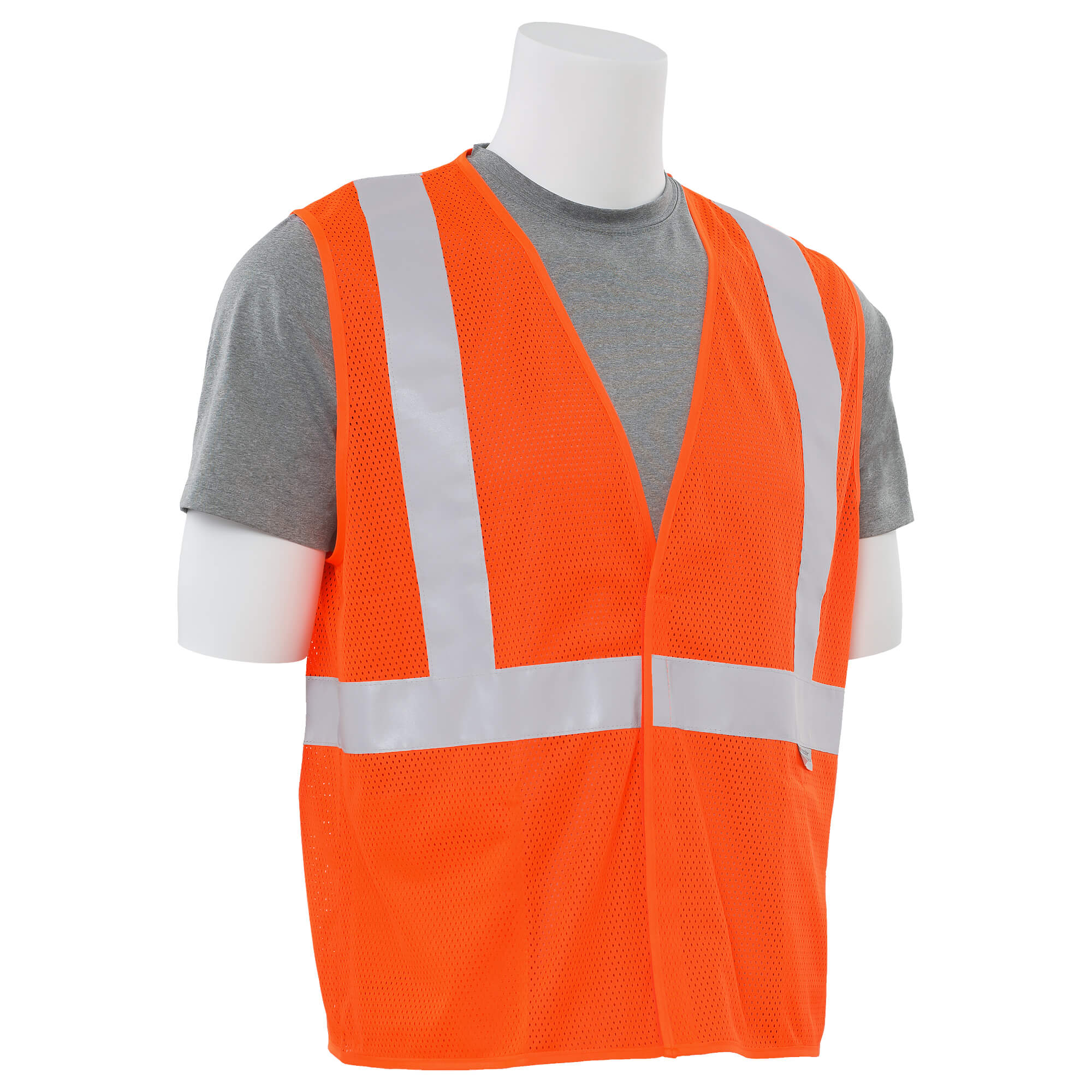ERB by Delta Plus S15 Type R Class 2 Mesh Safety Vest - Orange | Full ...