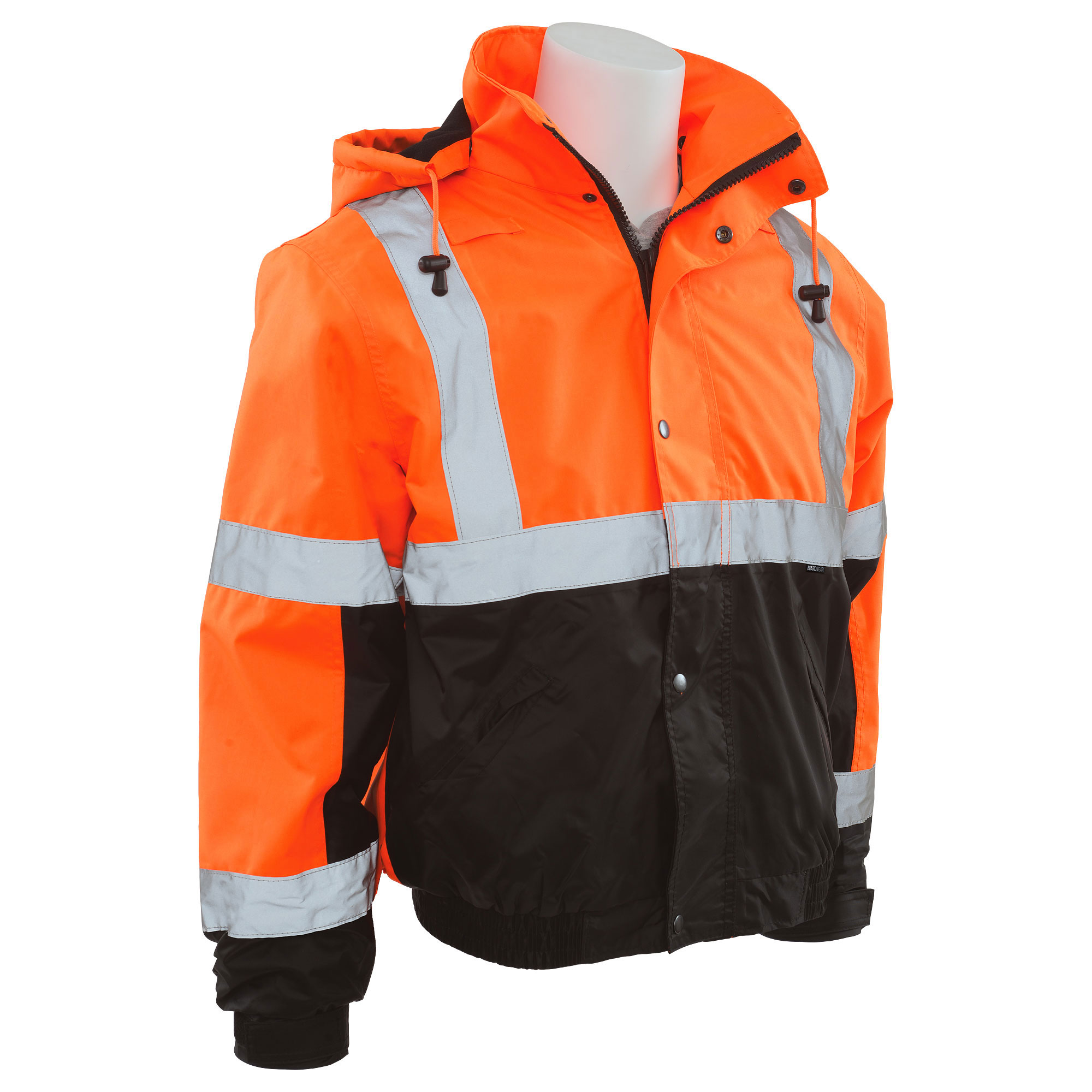 ERB by Delta Plus W106 Type R Class 3 Black Bottom Safety Jacket ...