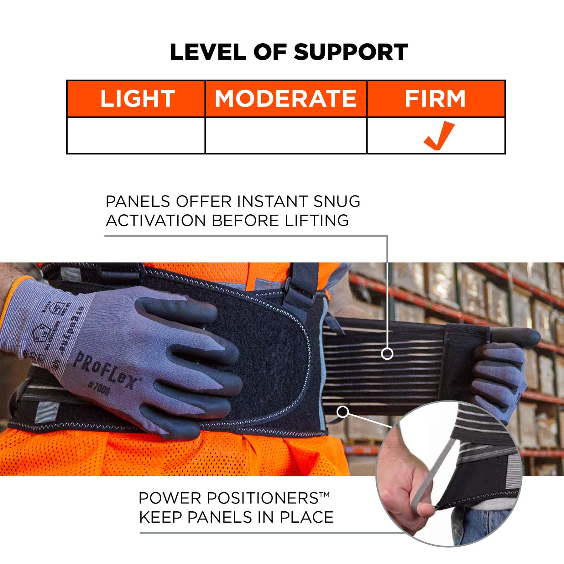 Ergodyne ProFlex 1675 Back Support Brace with Cooling/Warming Pack ...