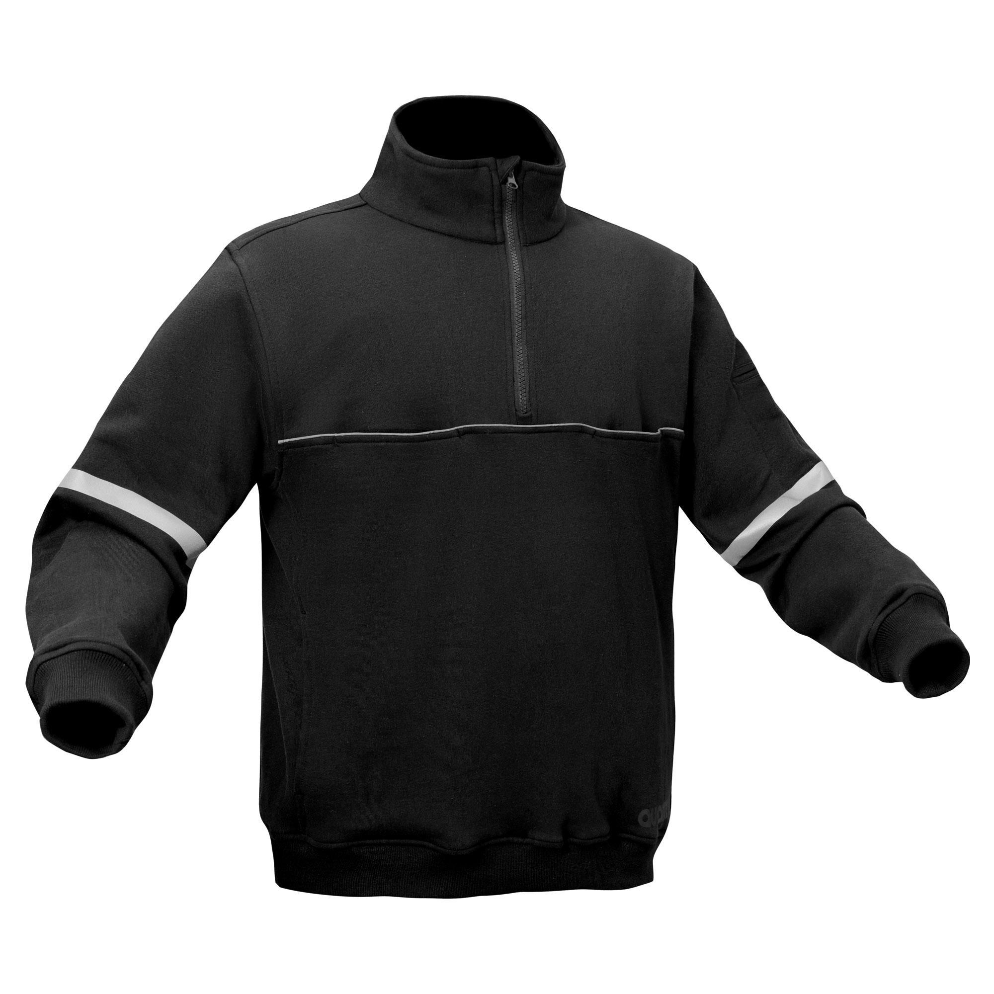 GSS Safety 7525 Quartz 100% Cotton Job Shirt W/ 1/4 Zipper - Black ...