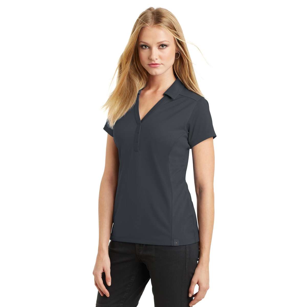 OGIO LOG125 Ladies Framework Polo - Diesel Grey | FullSource.com
