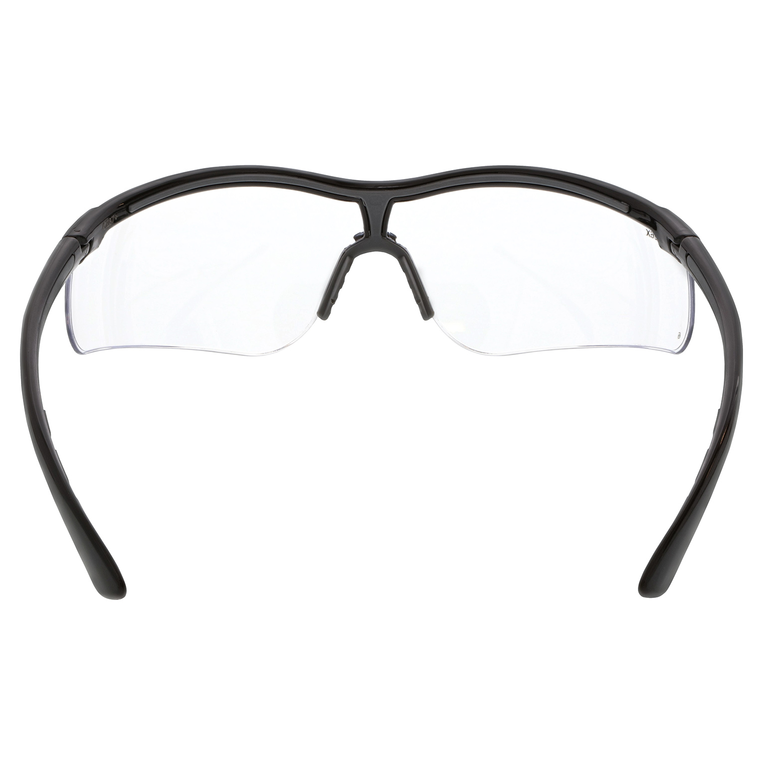 MCR Safety KD710PF Klondike KD7 Safety Glasses - Black/Gray Frame - Clear MAX6 Anti-Fog Lens ...