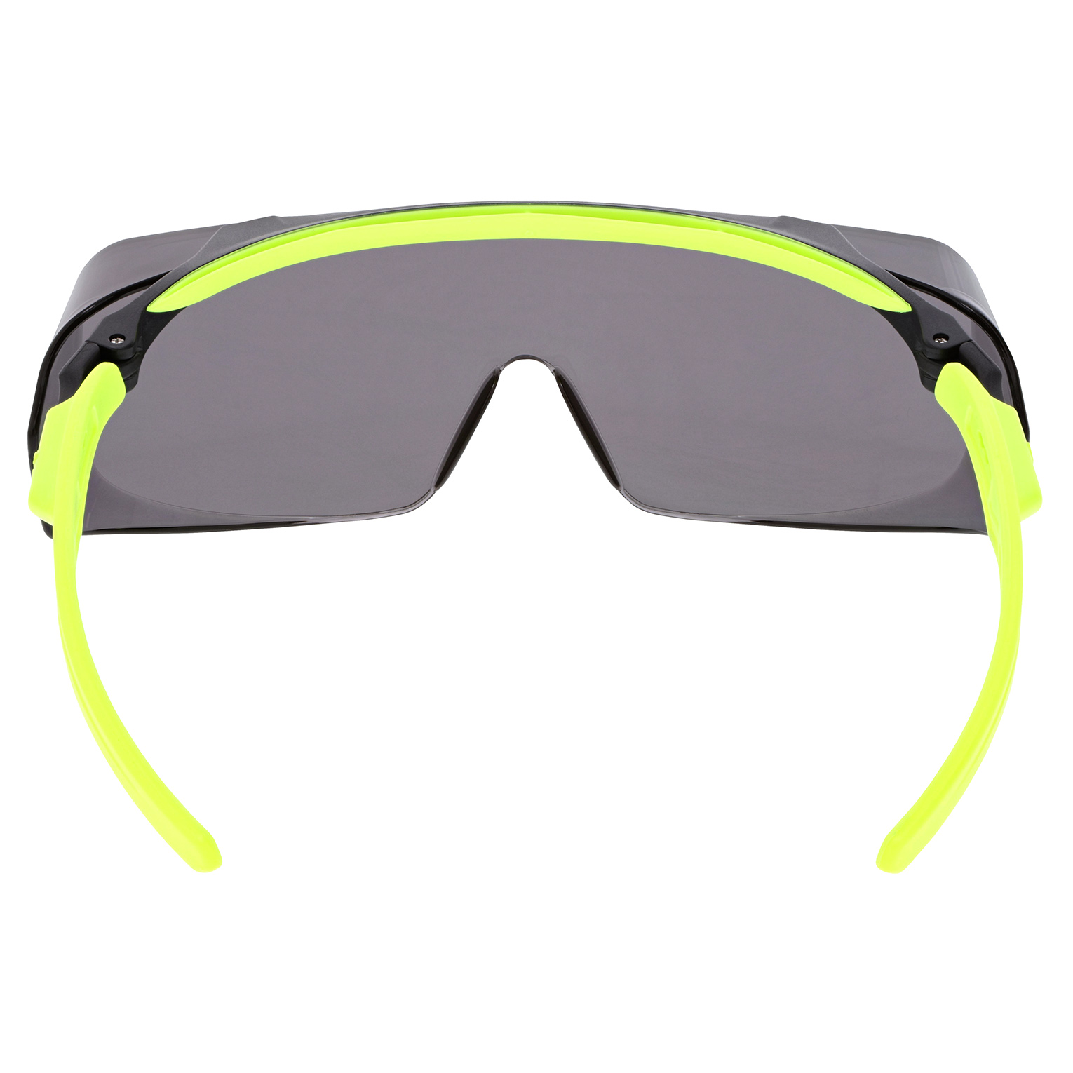 MCR Safety OG222PF420 Klondike OTG Safety Glasses - Black/Lime Frame - Gray MAX6 Anti-Fog Lens ...