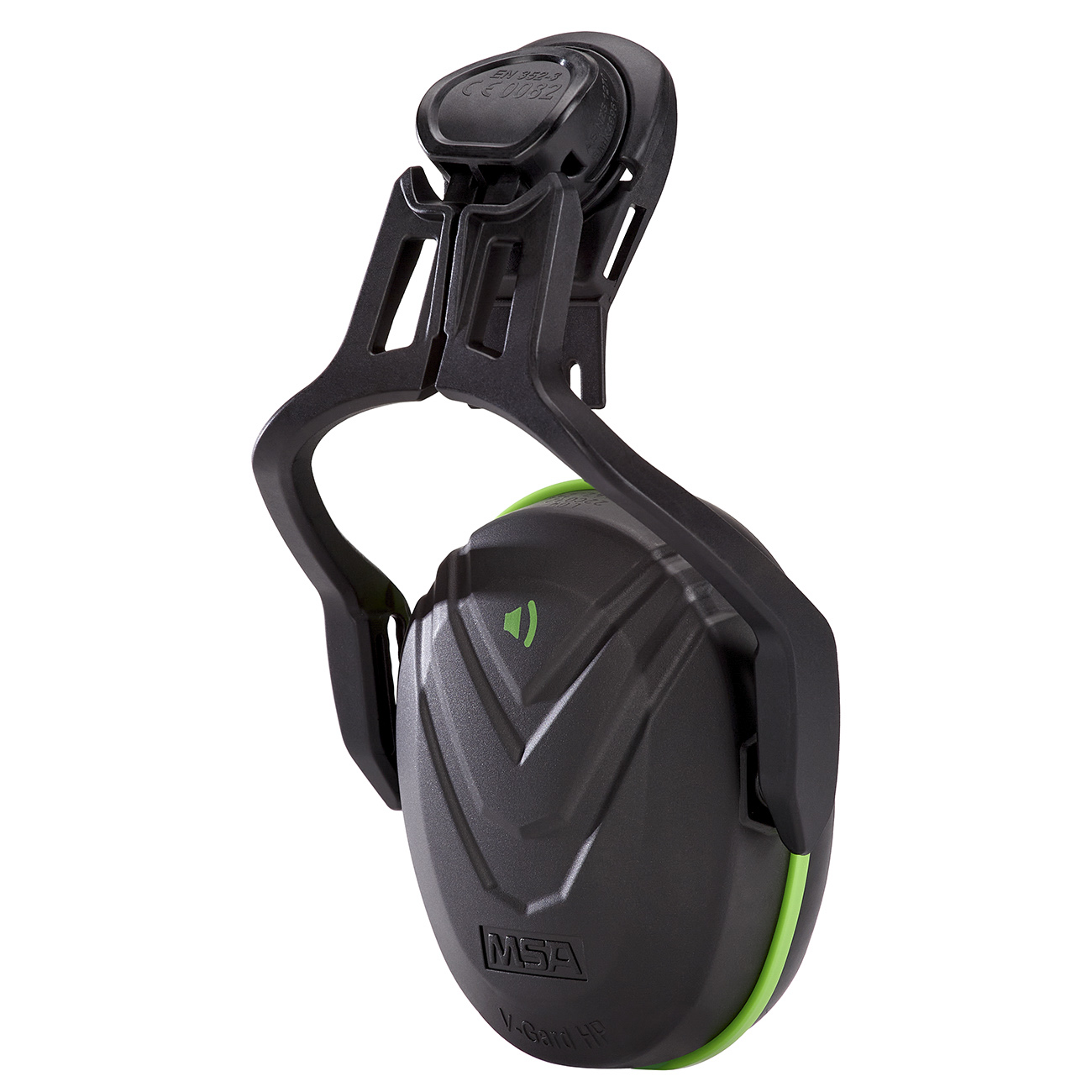 MSA 10190356 V-Gard Helmet Mounted Hearing Protection - LOW - 22 NRR ...