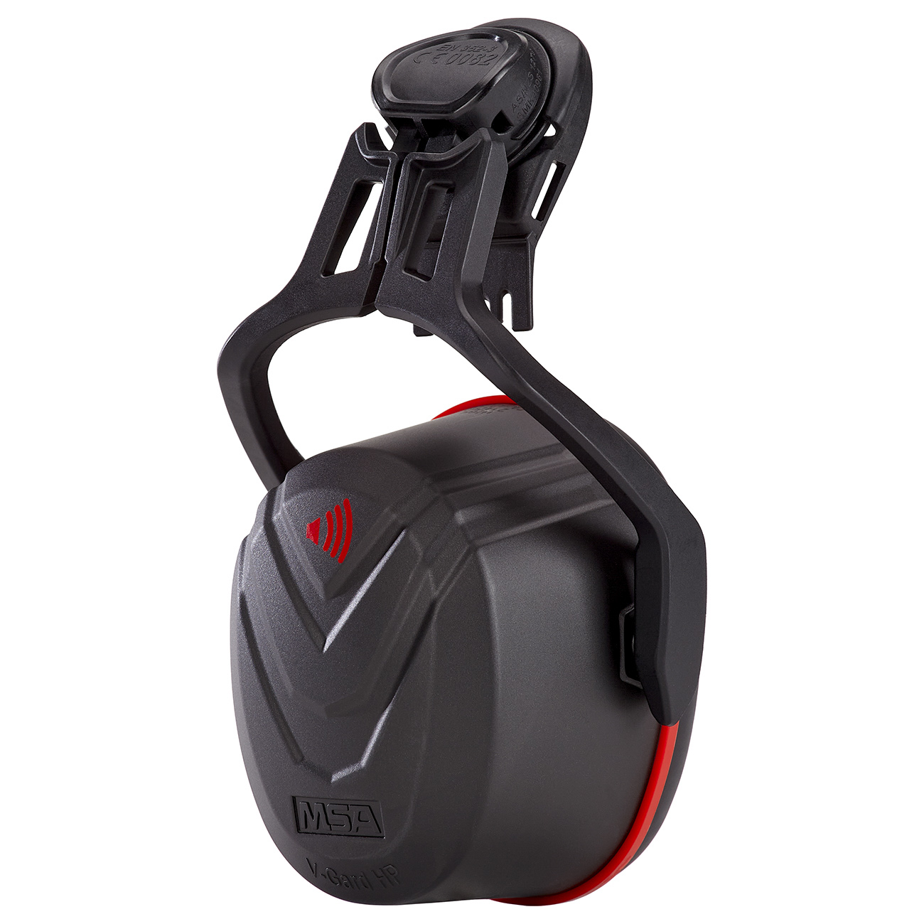 MSA 10190358 V-Gard Helmet Mounted Hearing Protection - HIGH - 31 NRR ...