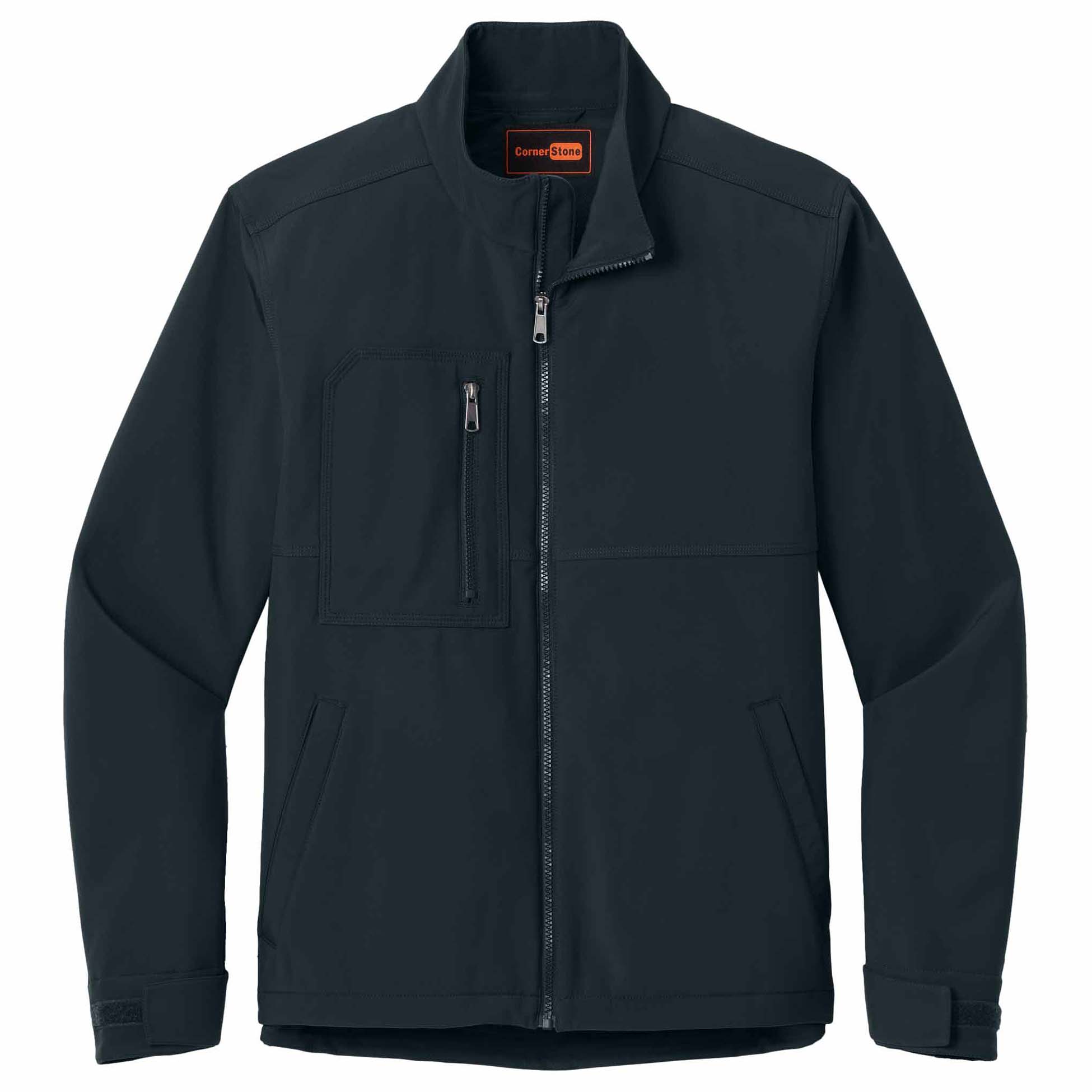CornerStone CSJ70 Workwear Soft Shell Jacket - Navy | Full Source