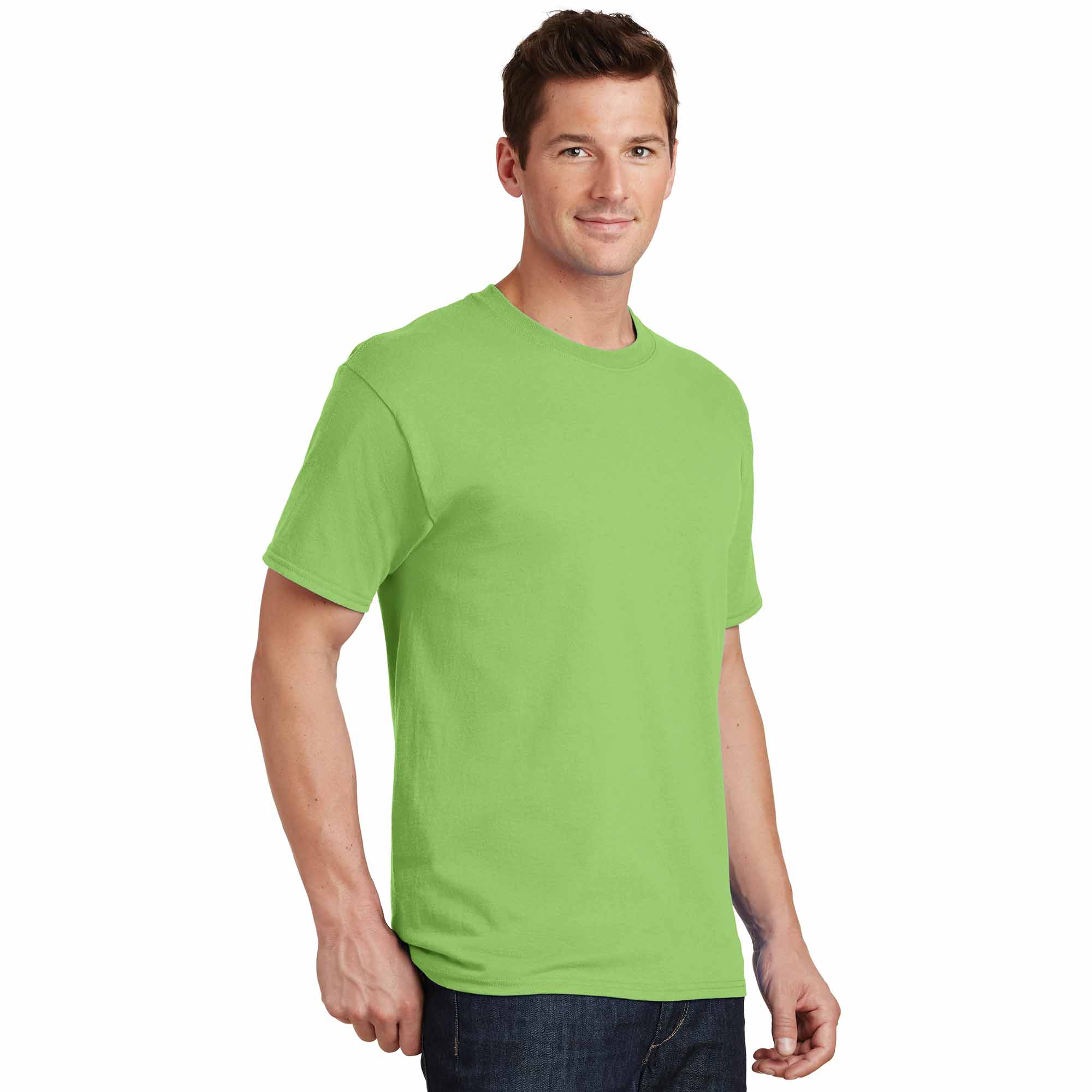 Port & Company PC54 Core Cotton Tee - Lime | Full Source