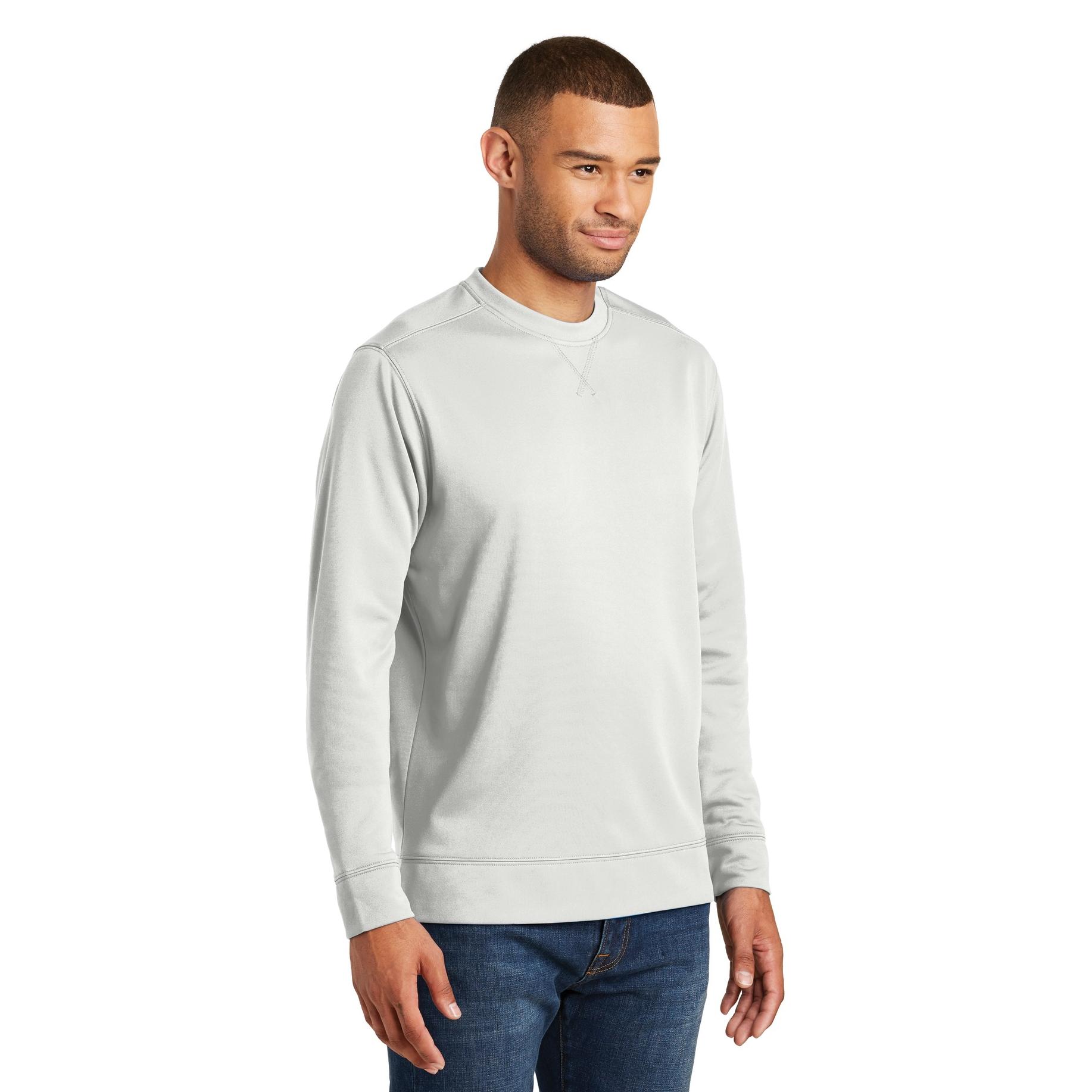 Port & Company PC590 Performance Fleece Crewneck Sweatshirt - Silver ...