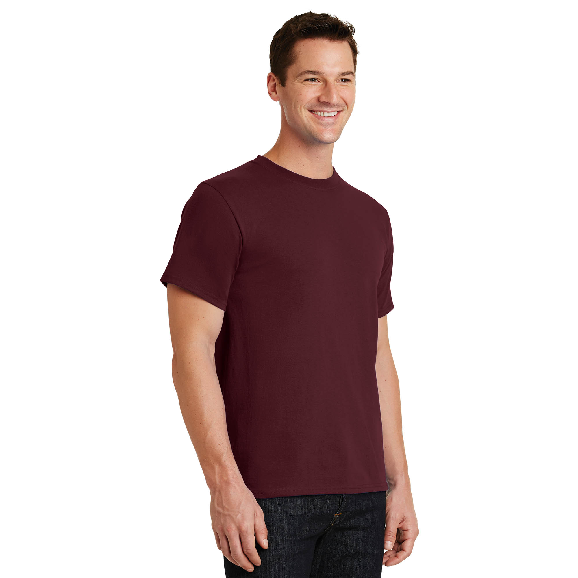 Port & Company PC61 Essential T-Shirt - Athletic Maroon | FullSource.com