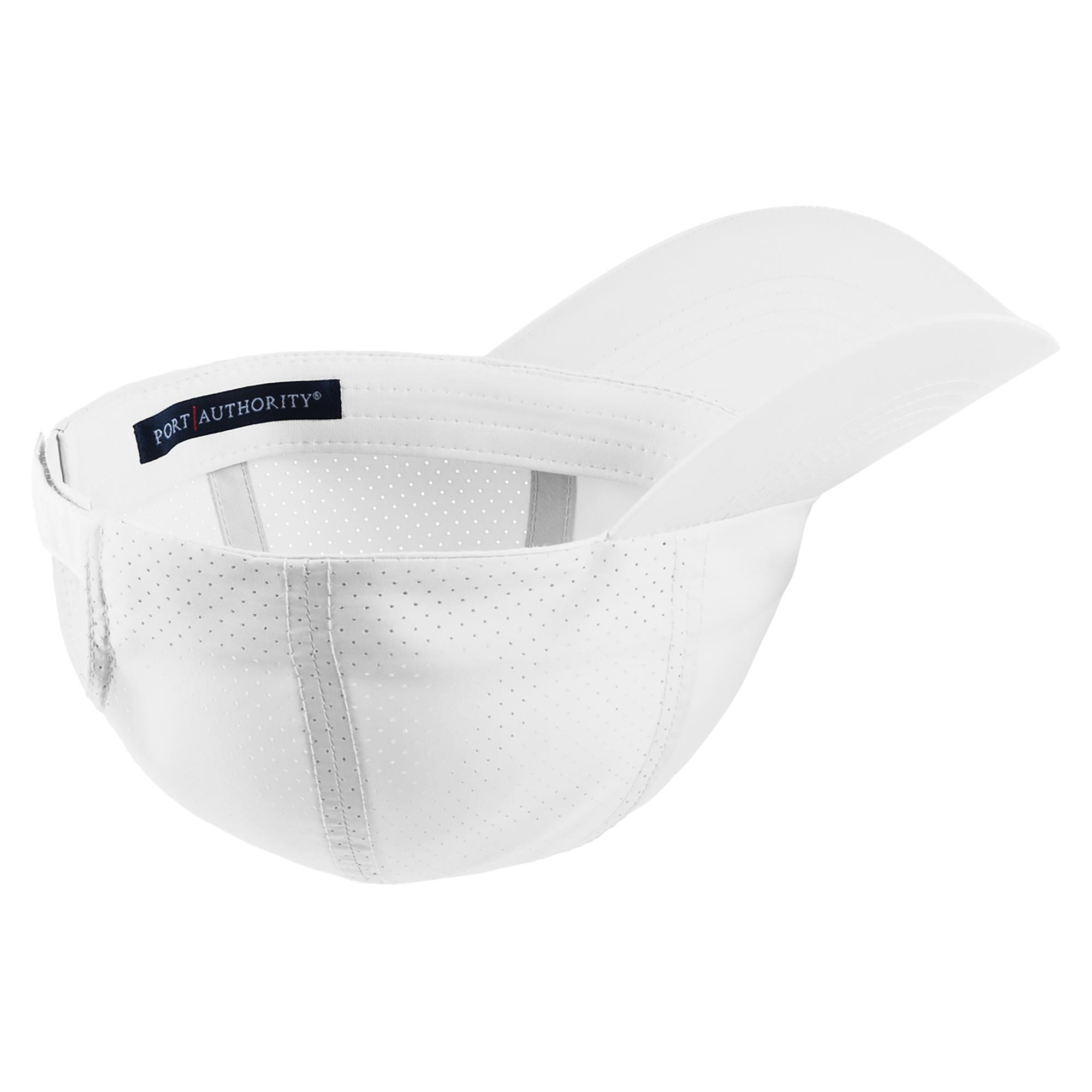 Port Authority C821 Perforated Cap - White | Full Source