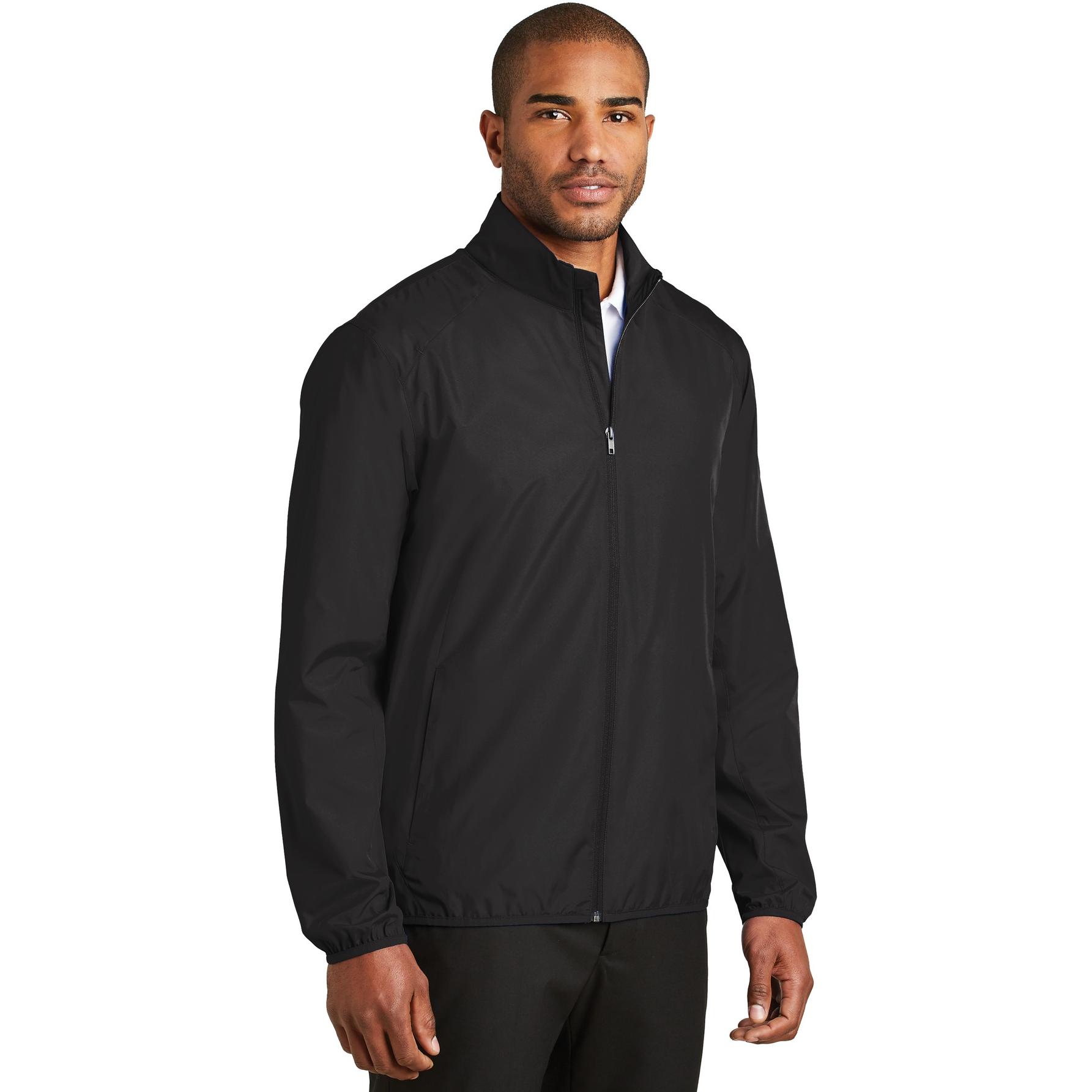 Port Authority J344 Zephyr Full-Zip Jacket - Black | Full Source