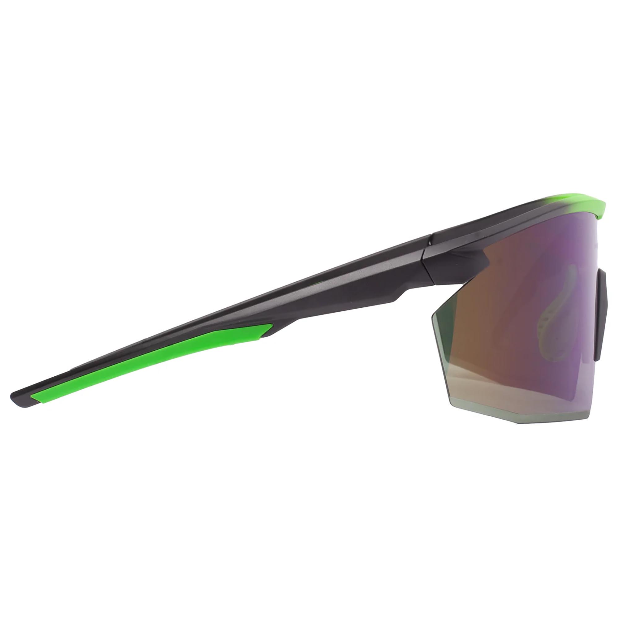 Pyramex SBL11257ST Half Frame PMXSPEC Safety Glasses - Black/Green ...