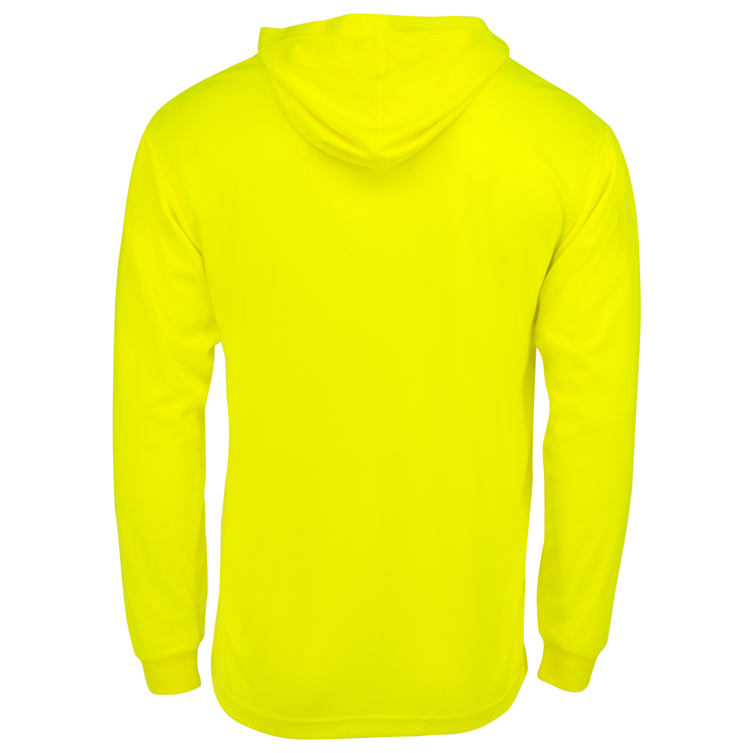 Radians ST61-NPGS Non-Rated Hooded Mesh Long Sleeve Safety Shirt - Yellow/Lime | Full Source