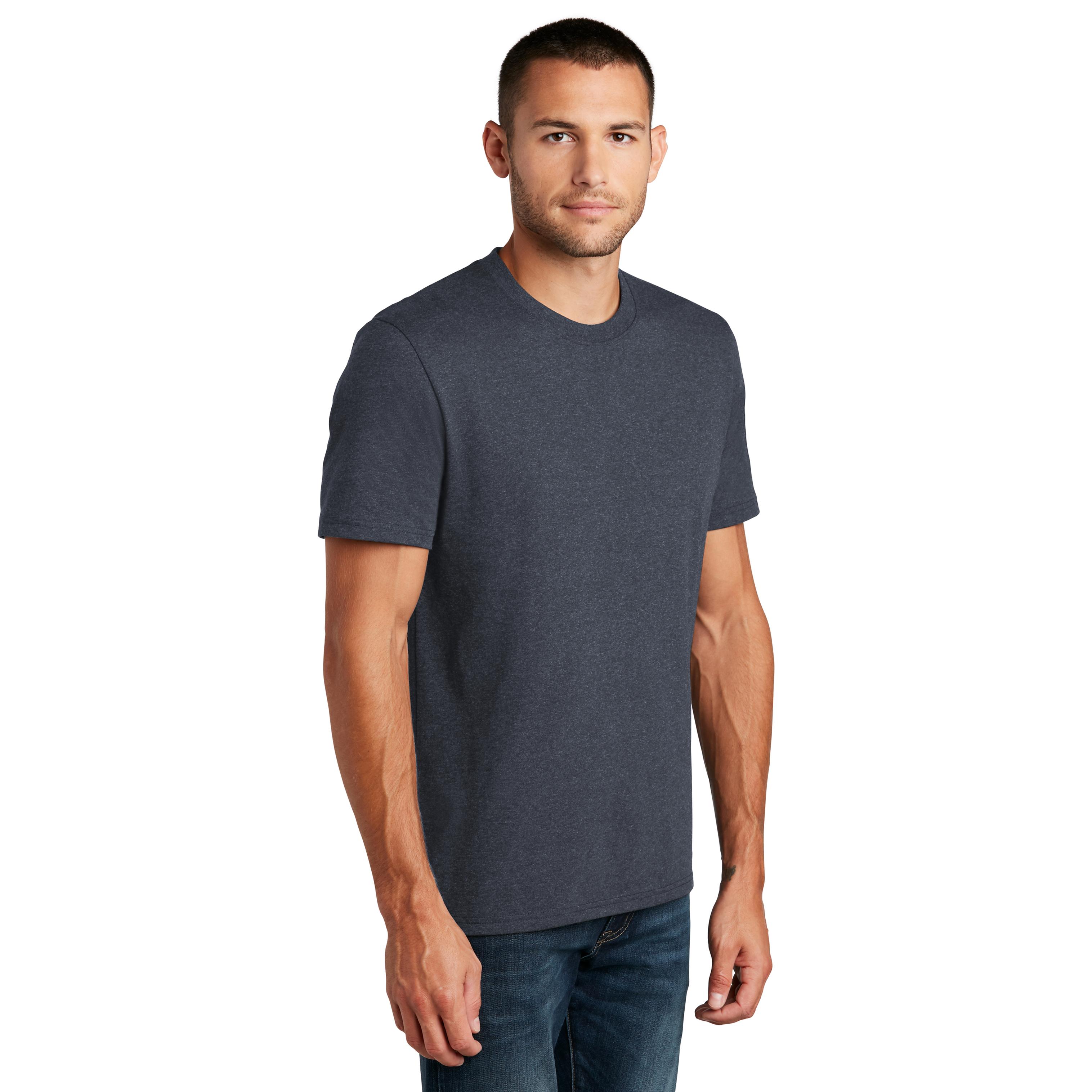 District DT8000 Re-Tee - Heathered Navy | Full Source