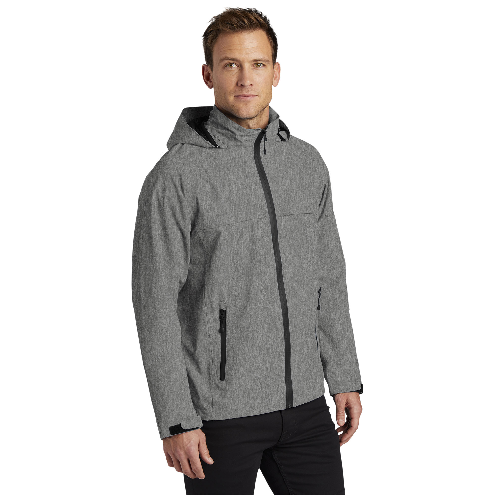 Port Authority J333 Torrent Waterproof Jacket - Dark Grey Heather ...