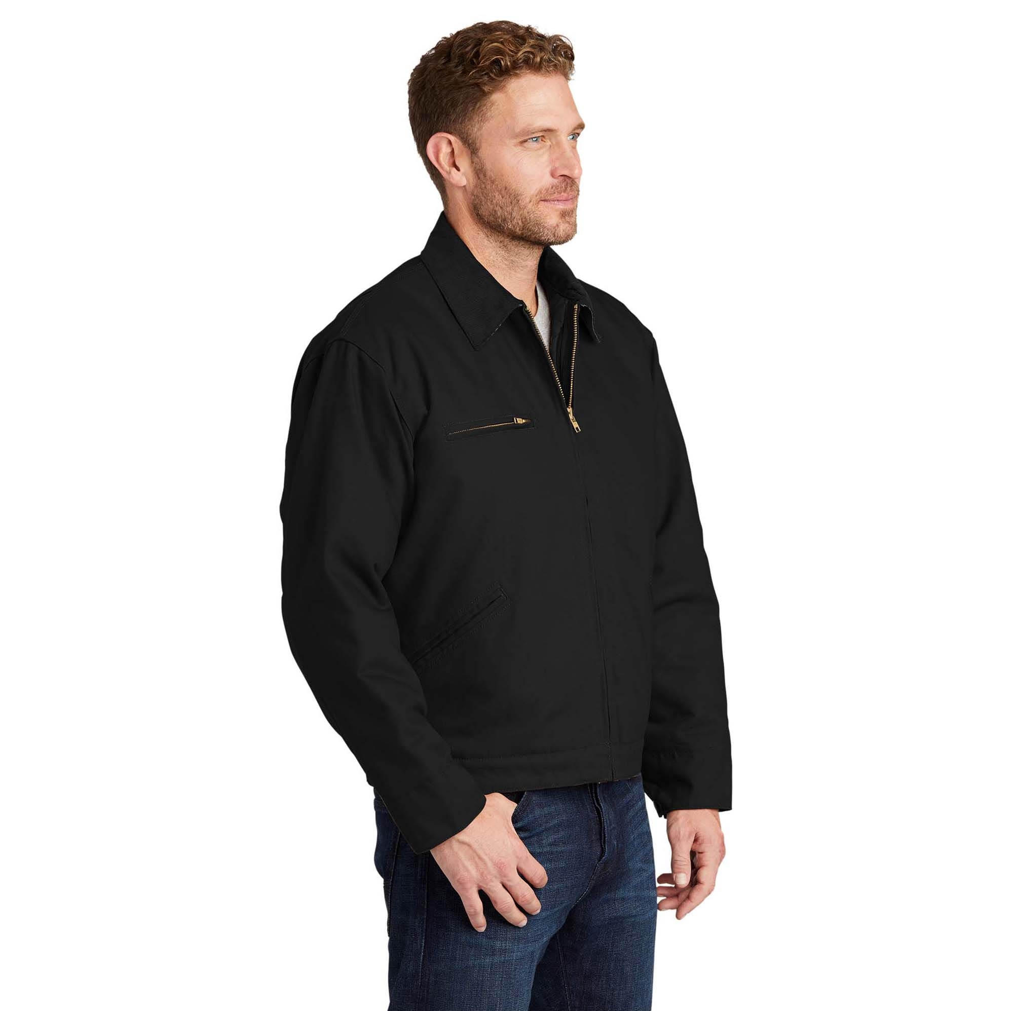 CornerStone J763 Duck Cloth Work Jacket - Black | Full Source