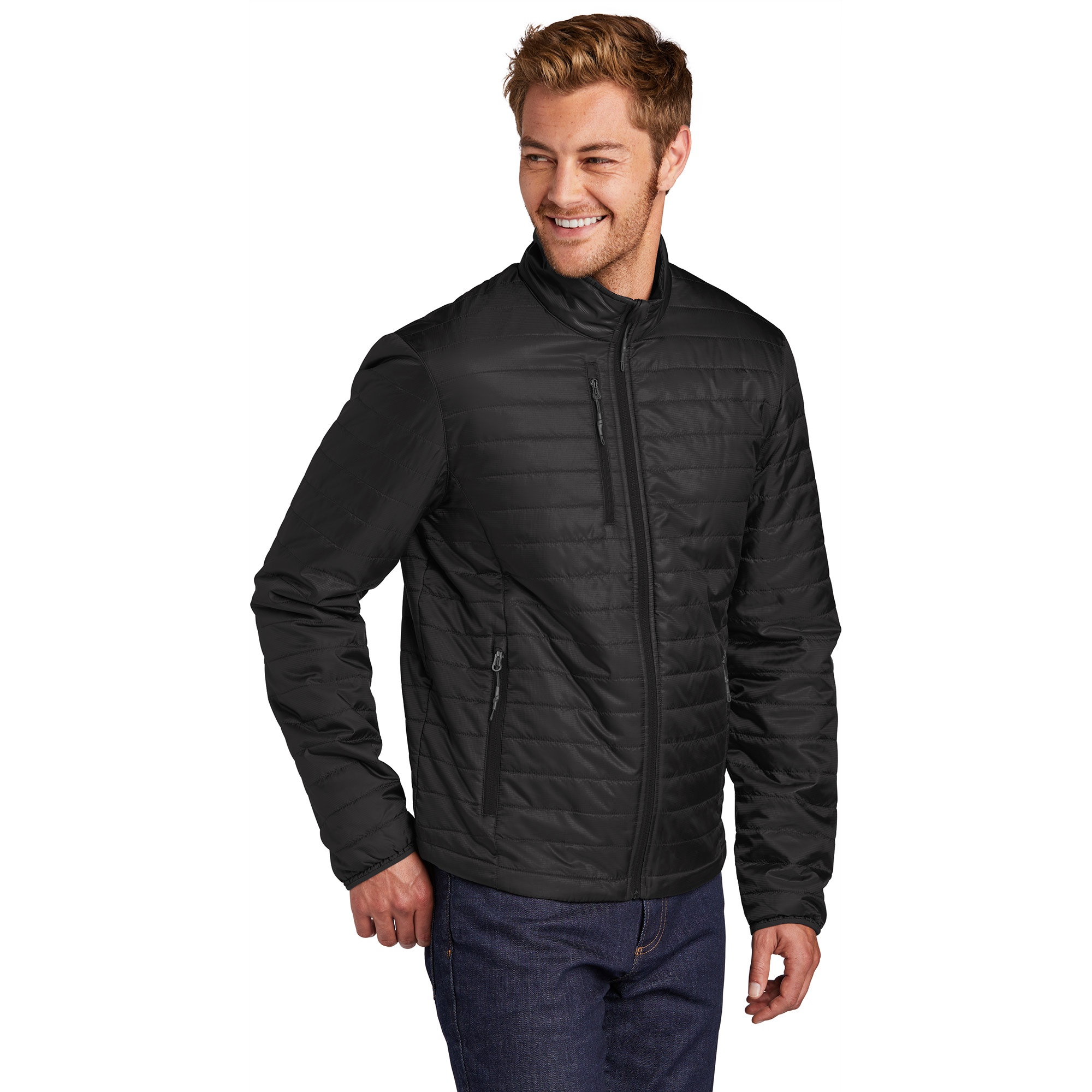 Port Authority J850 Packable Puffy Jacket - Deep Black | Full Source