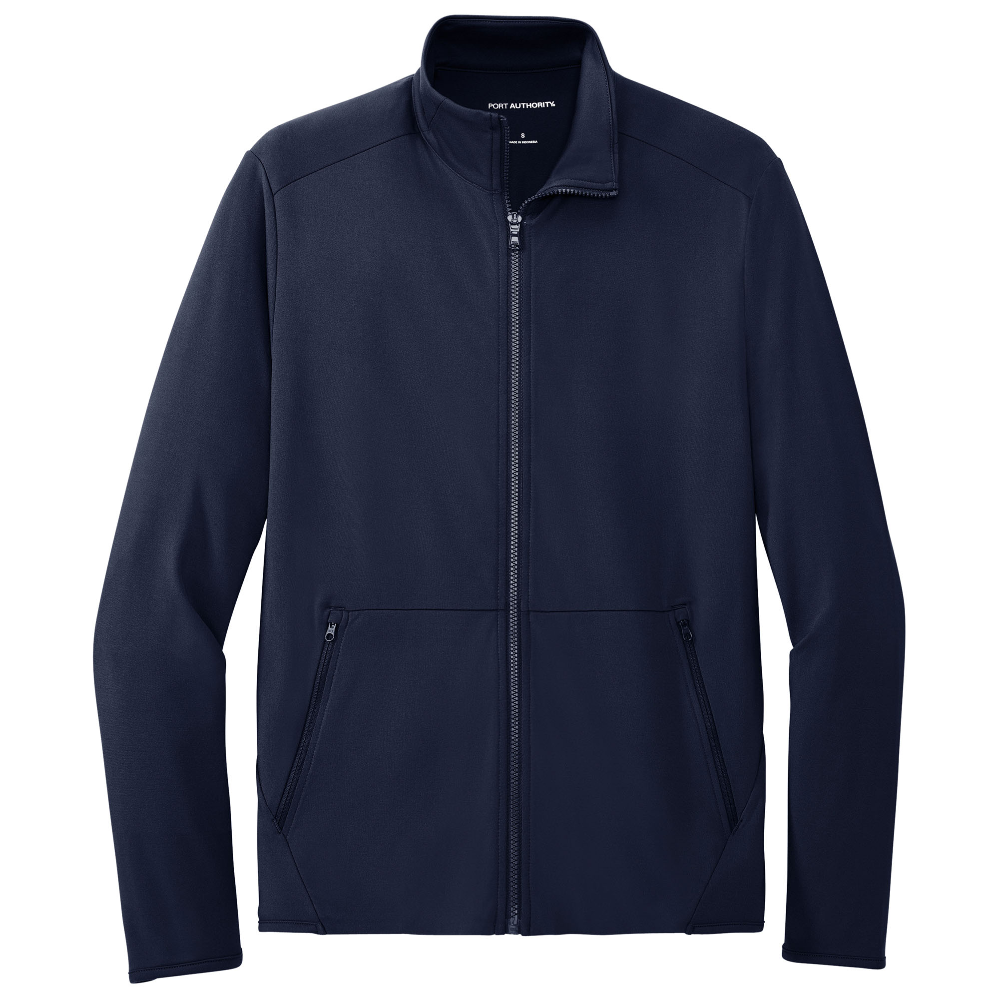 Port Authority K595 Accord Stretch Fleece Full-Zip - Navy | Full Source
