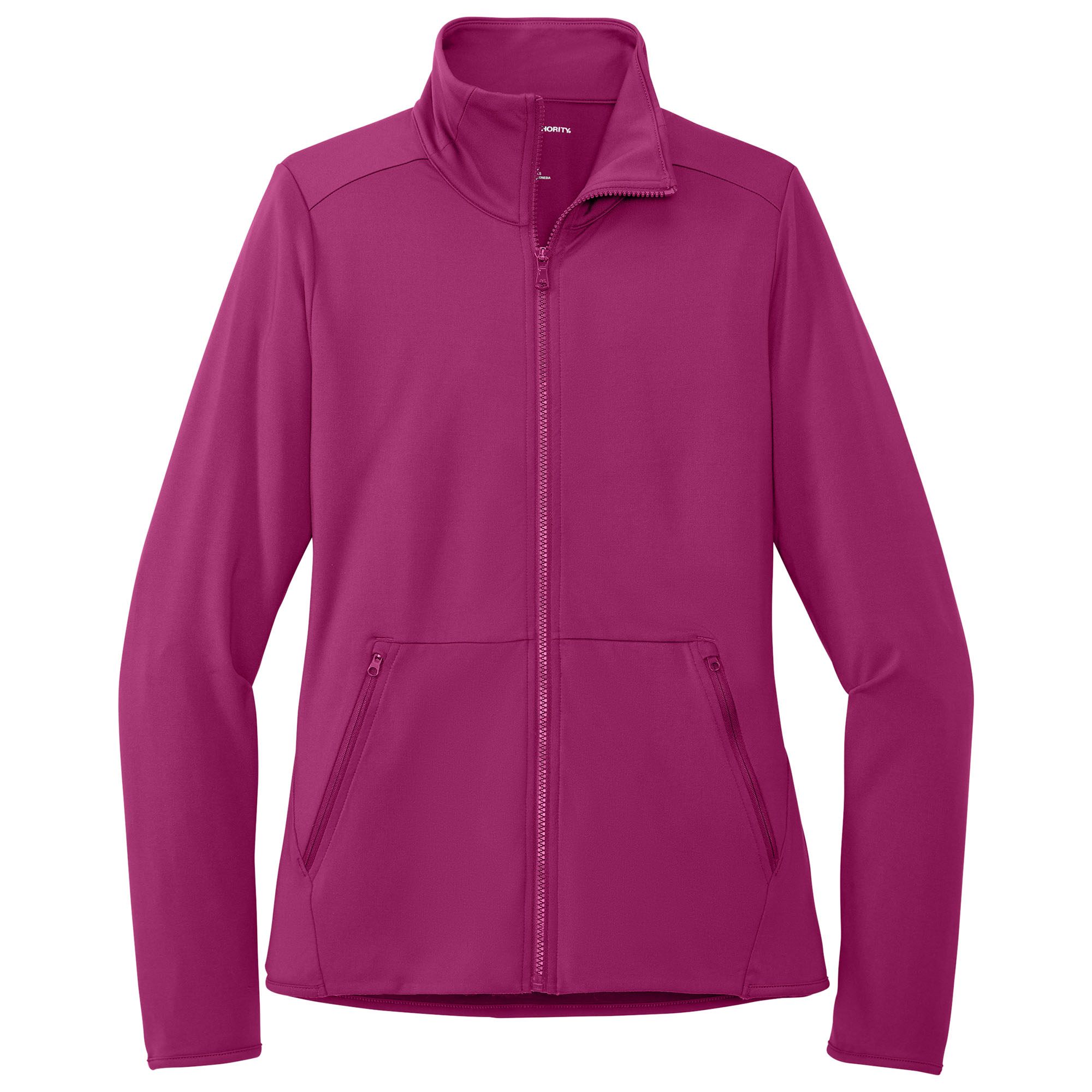 Port Authority LK595 Ladies Accord Stretch Fleece Full-Zip - Wine ...