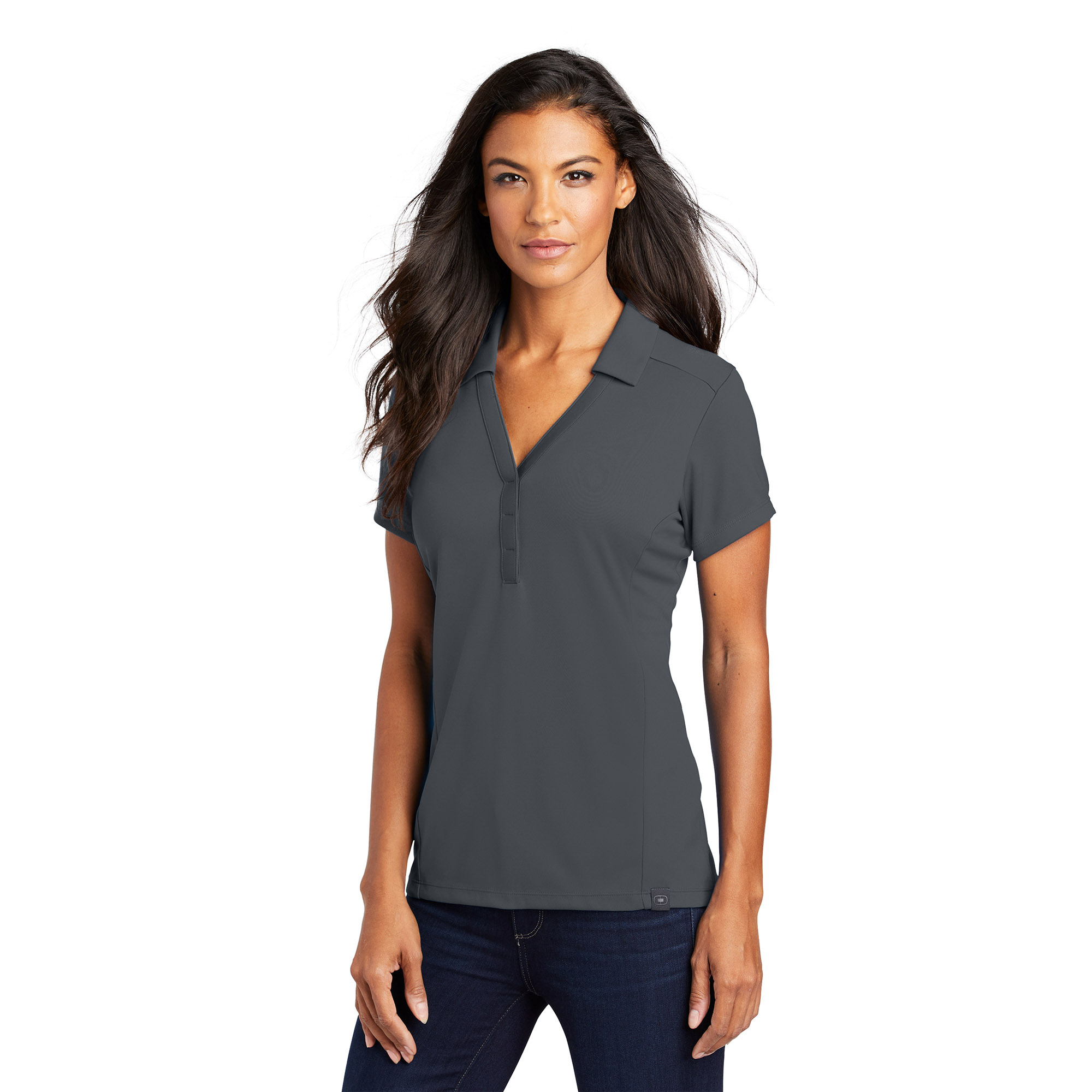 OGIO LOG125 Ladies Framework Polo - Diesel Grey | Full Source