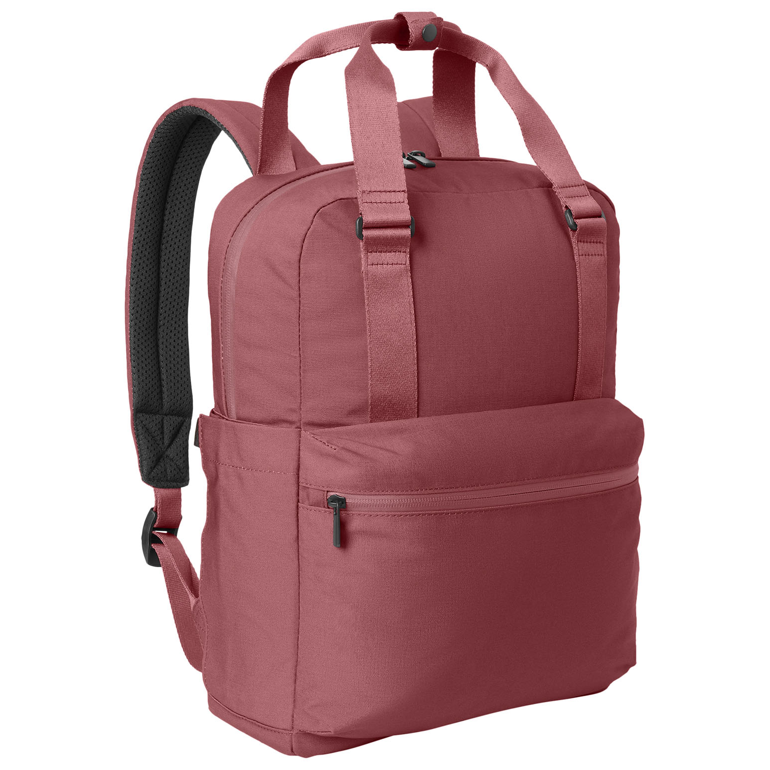 Mercer+Mettle MMB211 Claremont Handled Backpack - Rosewood | Full Source