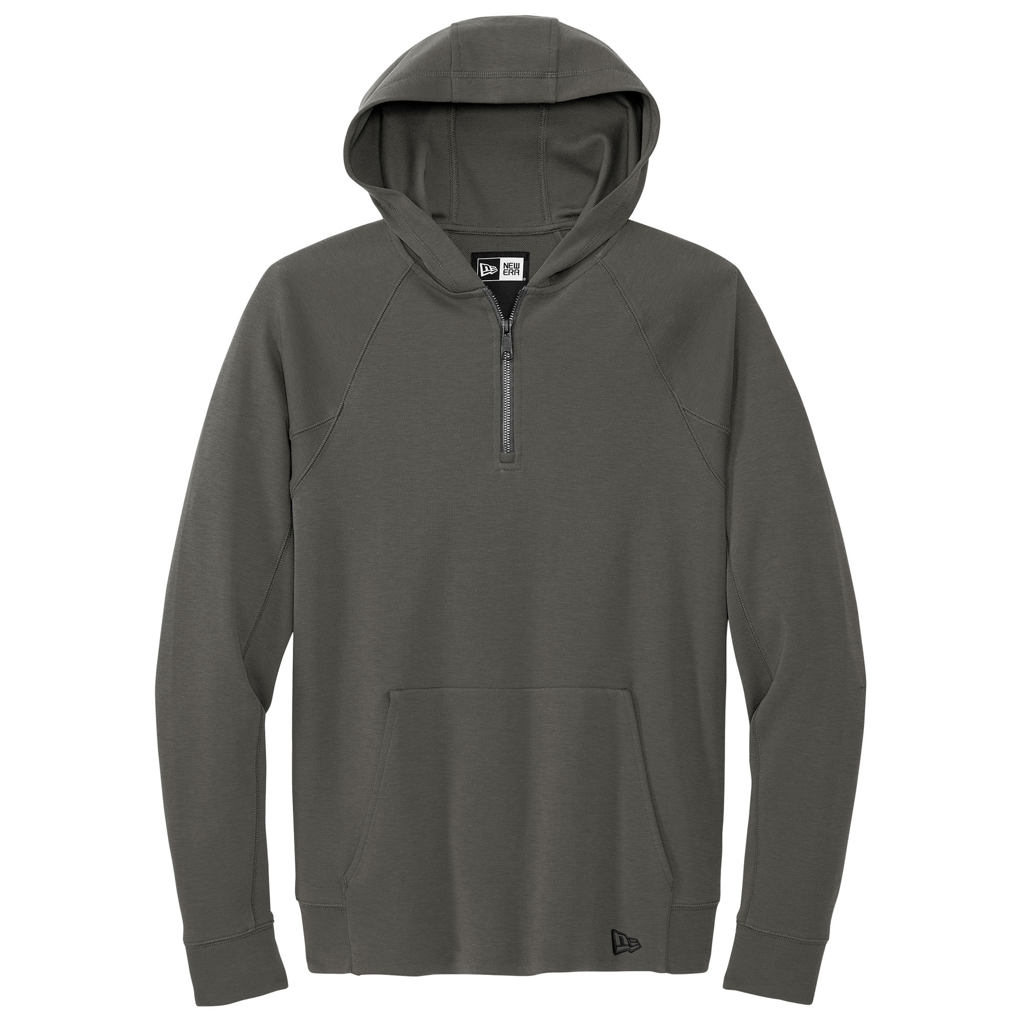 New Era NEA541 STS 1/4-Hoodie - Graphite | Full Source