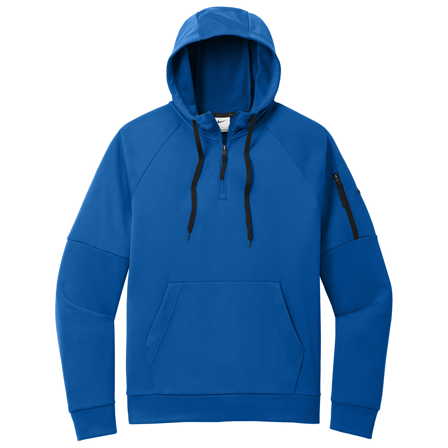 Nike NKFD9742 Therma-FIT Pocket 1/4-Zip Fleece Hoodie - Game Royal ...