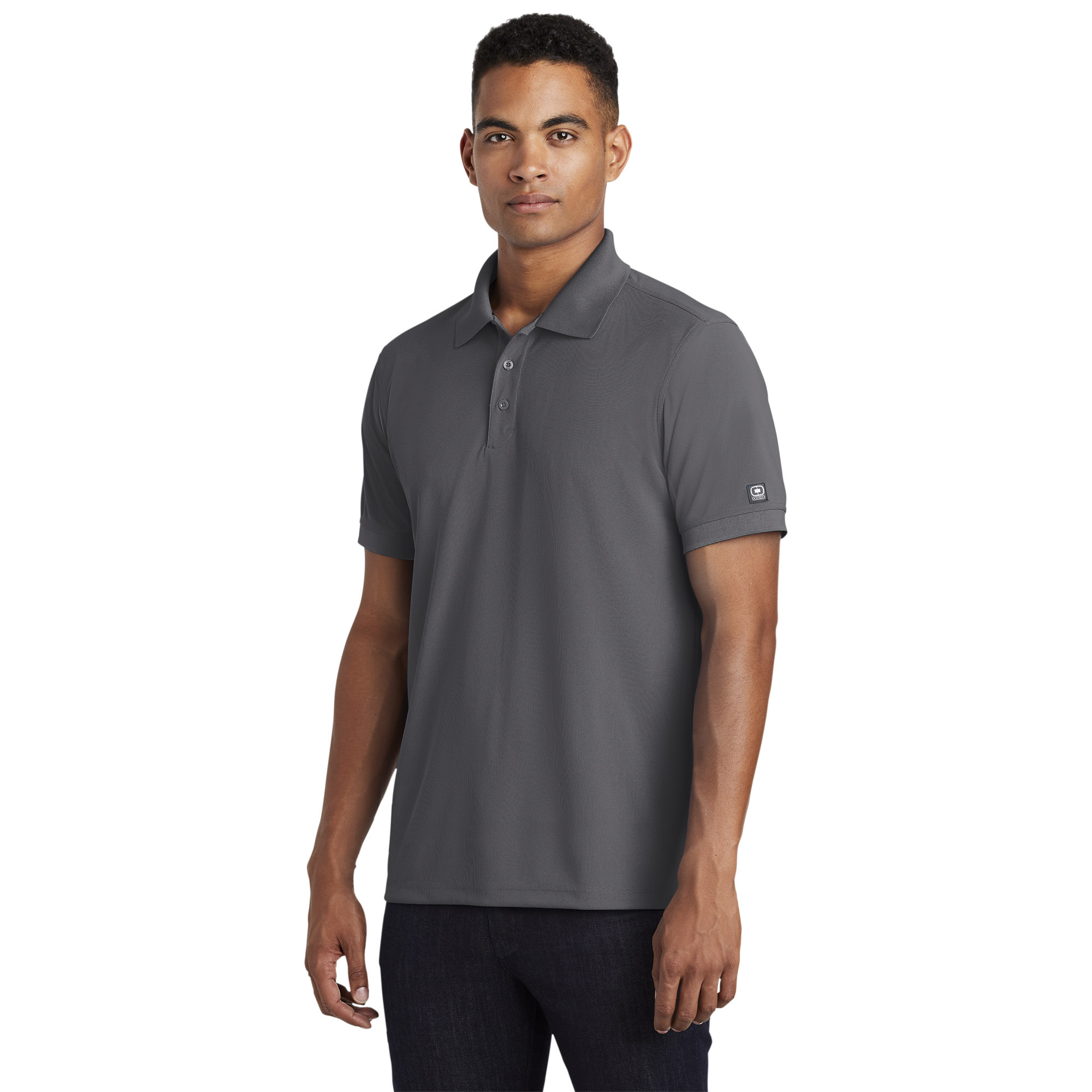 OGIO OG101 Caliber 2.0 Polo - Diesel Grey | Full Source